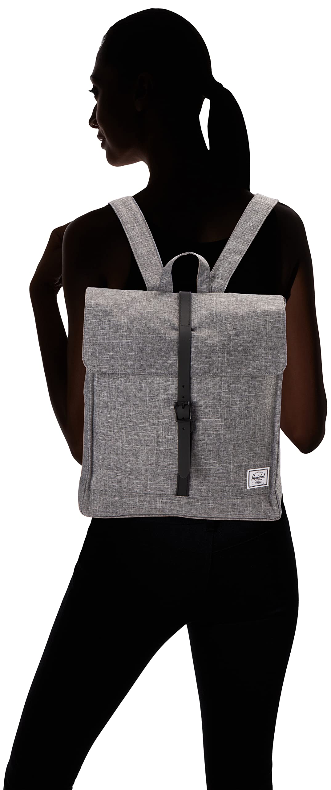 Herschel Supply Co. City Mid-Volume Raven Crosshatch One Size