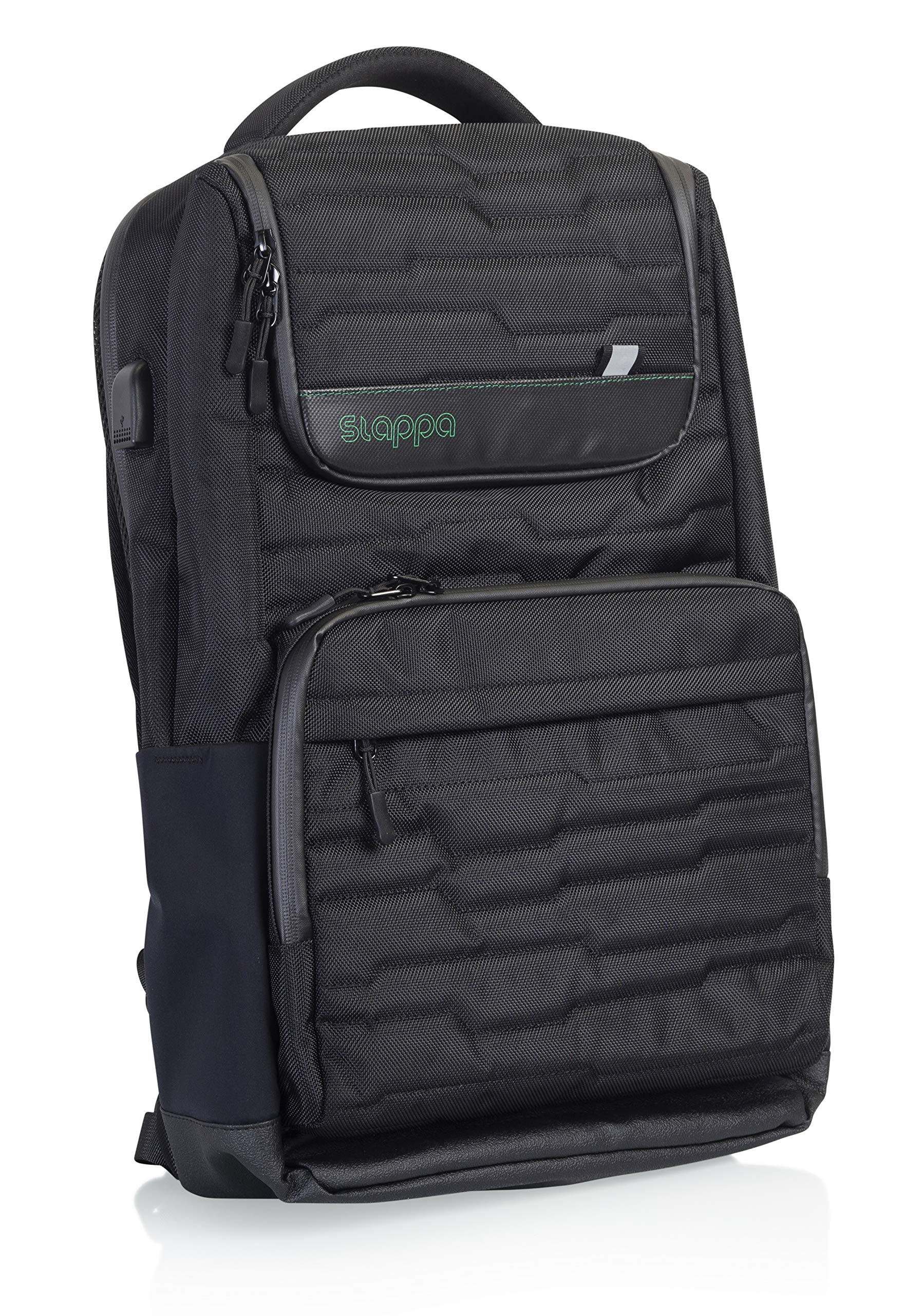 Slappa Gamma Series Gaming Laptop Backpack with Water resistant Zippers; Fits up to 15" Laptops (SL-GAMMA-LAPTOP-BP)