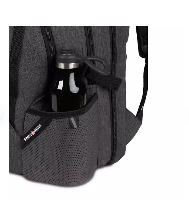 SwissGear ScanSmart Laptop Backpack, Fits Most 16" Notebook Computers, Swiss Gear Outdoor, Travel, School Bag Bookbag, Black Color