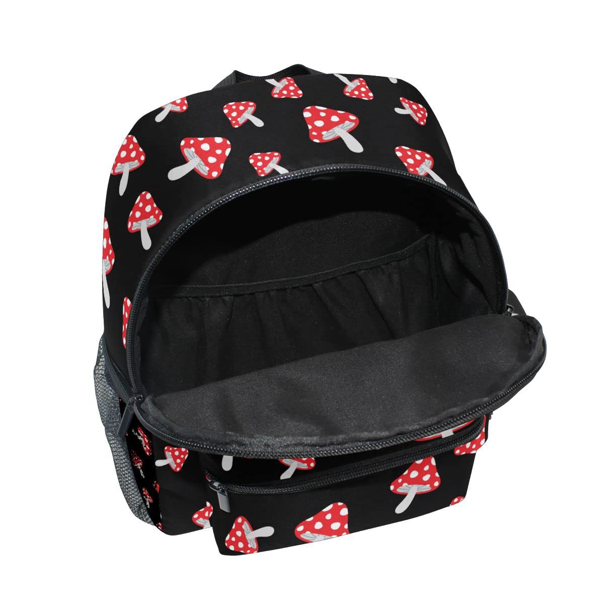 Fisyme Toddler Backpack Forest Mushrooms School Bag Kids Backpacks for Kindergarten Preschool Nursery Girls Boys, M