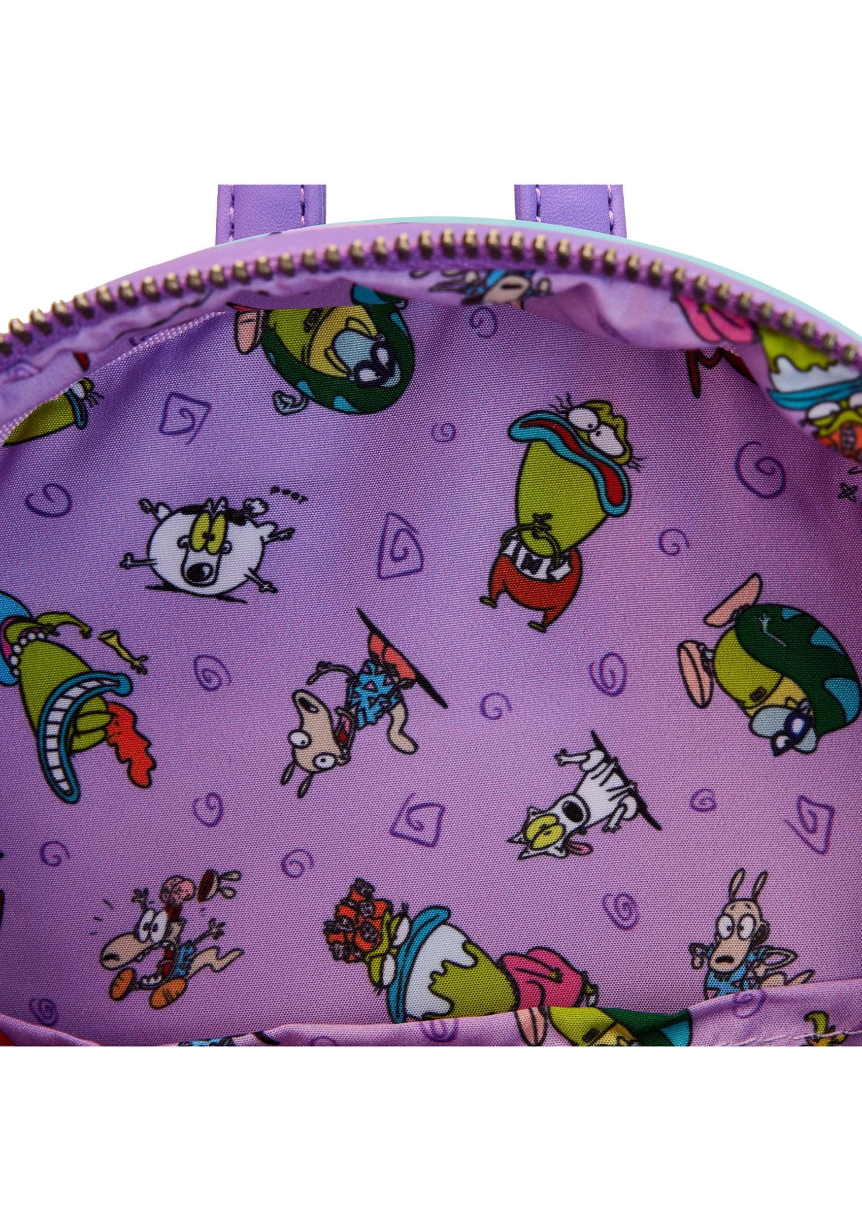 Loungefly Nickelodeon Rockos Modern Life Lenitcular TV Backpack