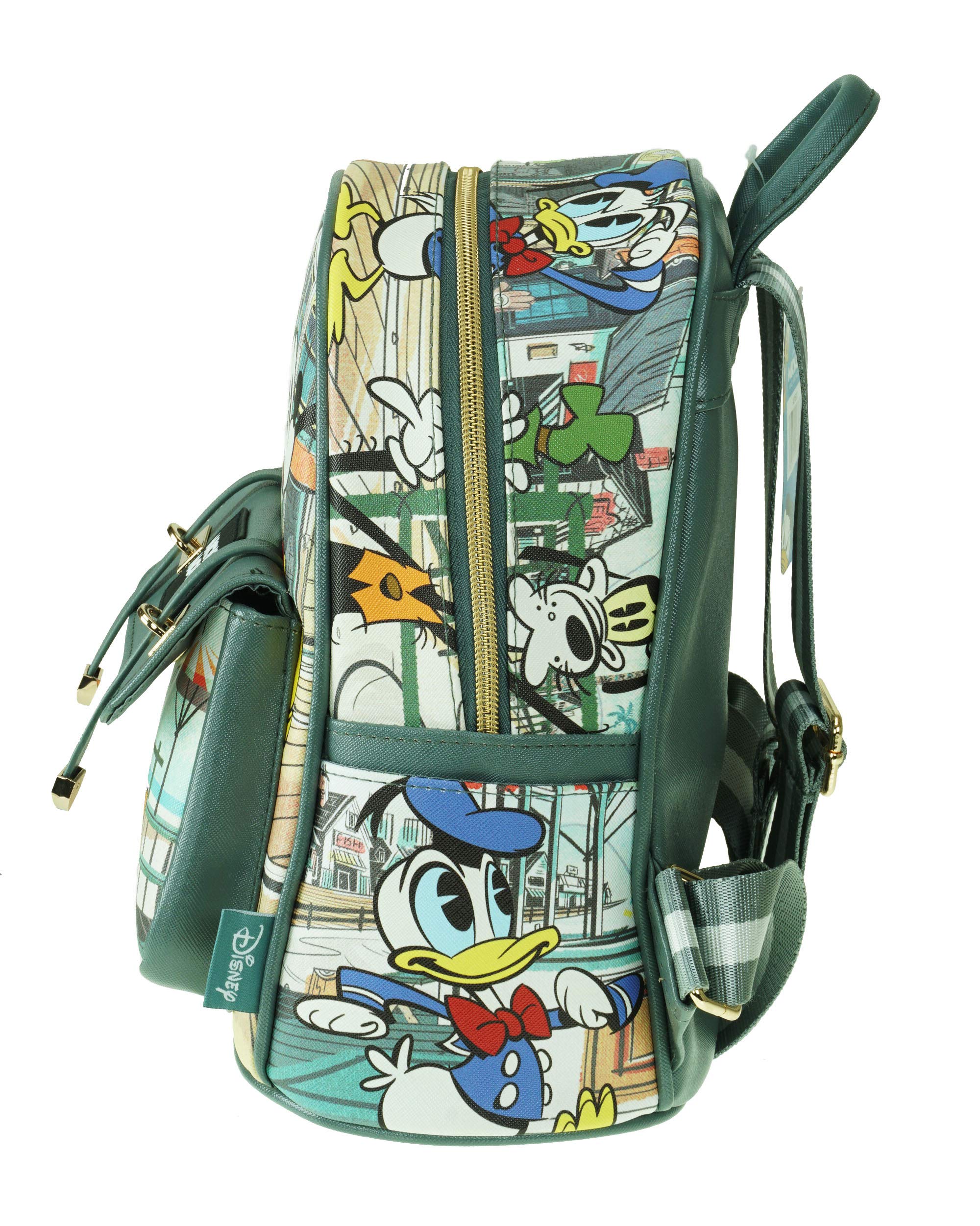 Mickey Mouse and Friends 11" Faux Leather Mini Backpack - A20520