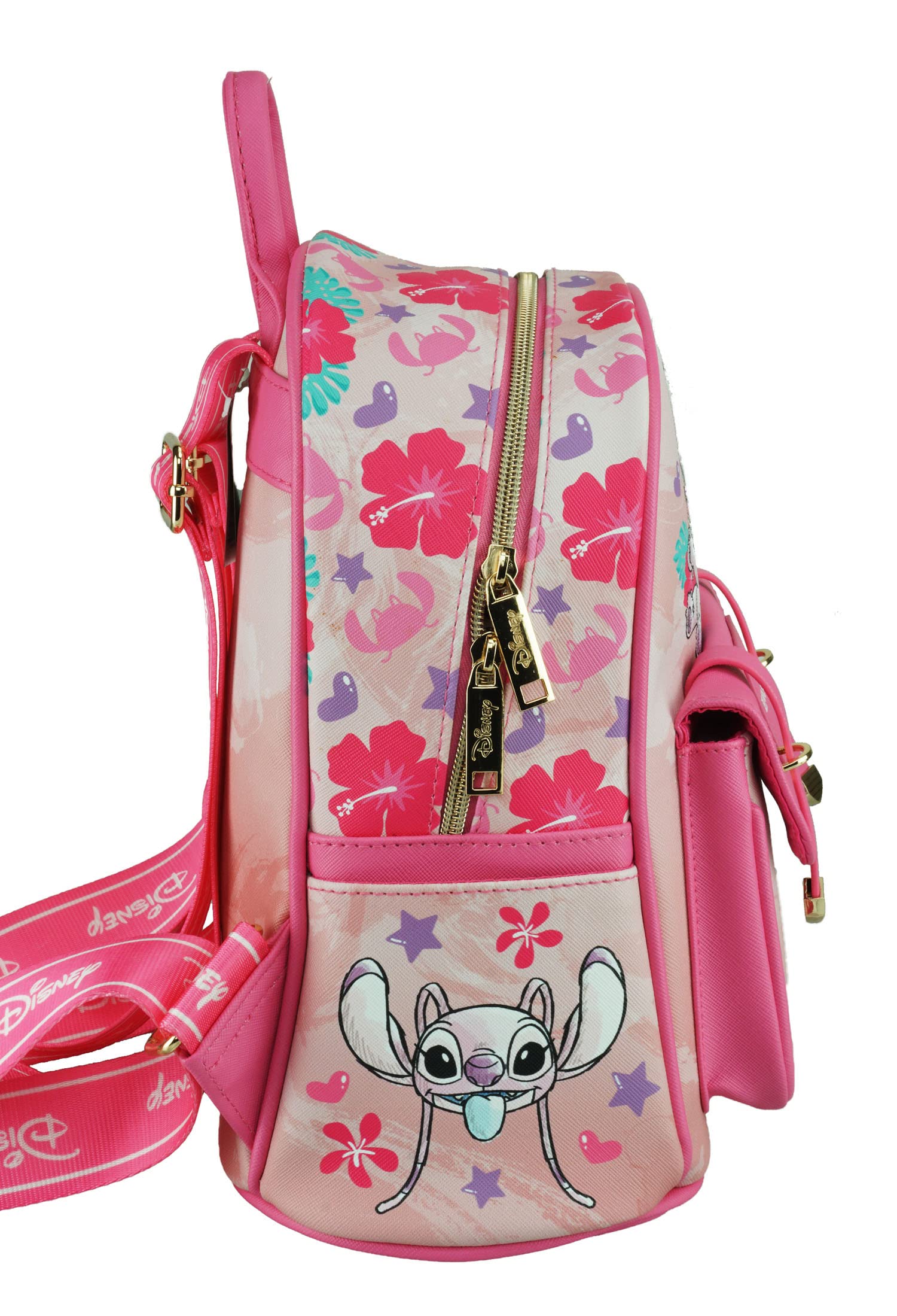 Disney Lilo and Stitch - Angel Wondapop 11 Inch Vegan Leather Mini Backpack