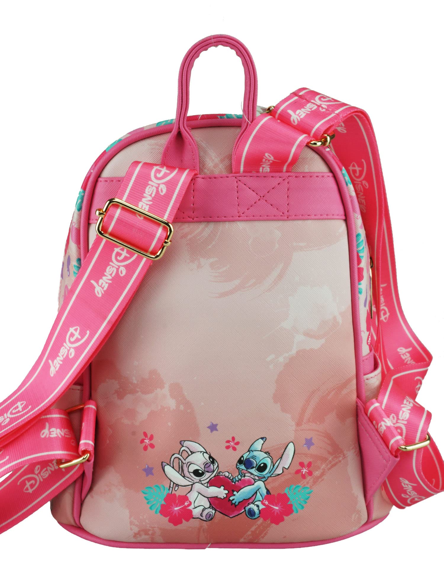 Disney Lilo and Stitch - Angel Wondapop 11 Inch Vegan Leather Mini Backpack