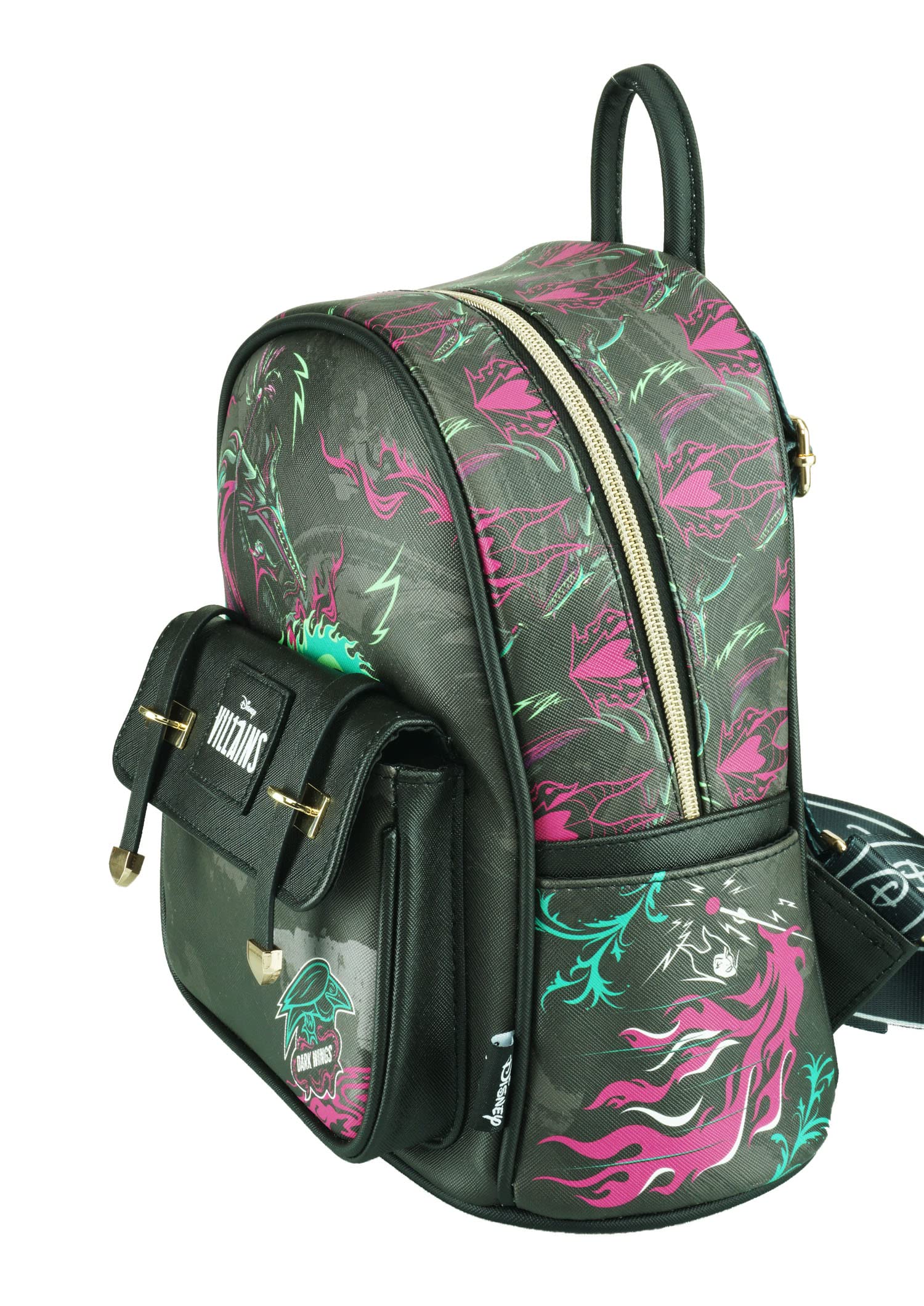 Disney Villains Maleficent Wondapop 11 Inch Vegan Leather Mini Backpack