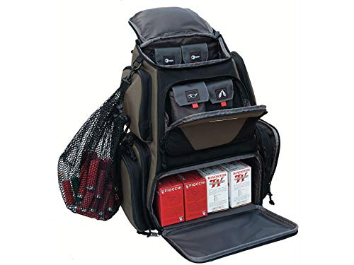 G.P.S. Sporting Clays Backpack | Secure Ammo & Shooting Accessories Storage | Durable Waterproof Tactical Range Gear