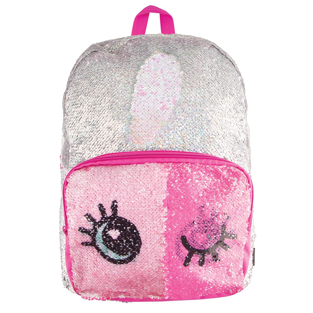 Fashion Angels Magic Sequin Silver Holographic with Reveal Backpack