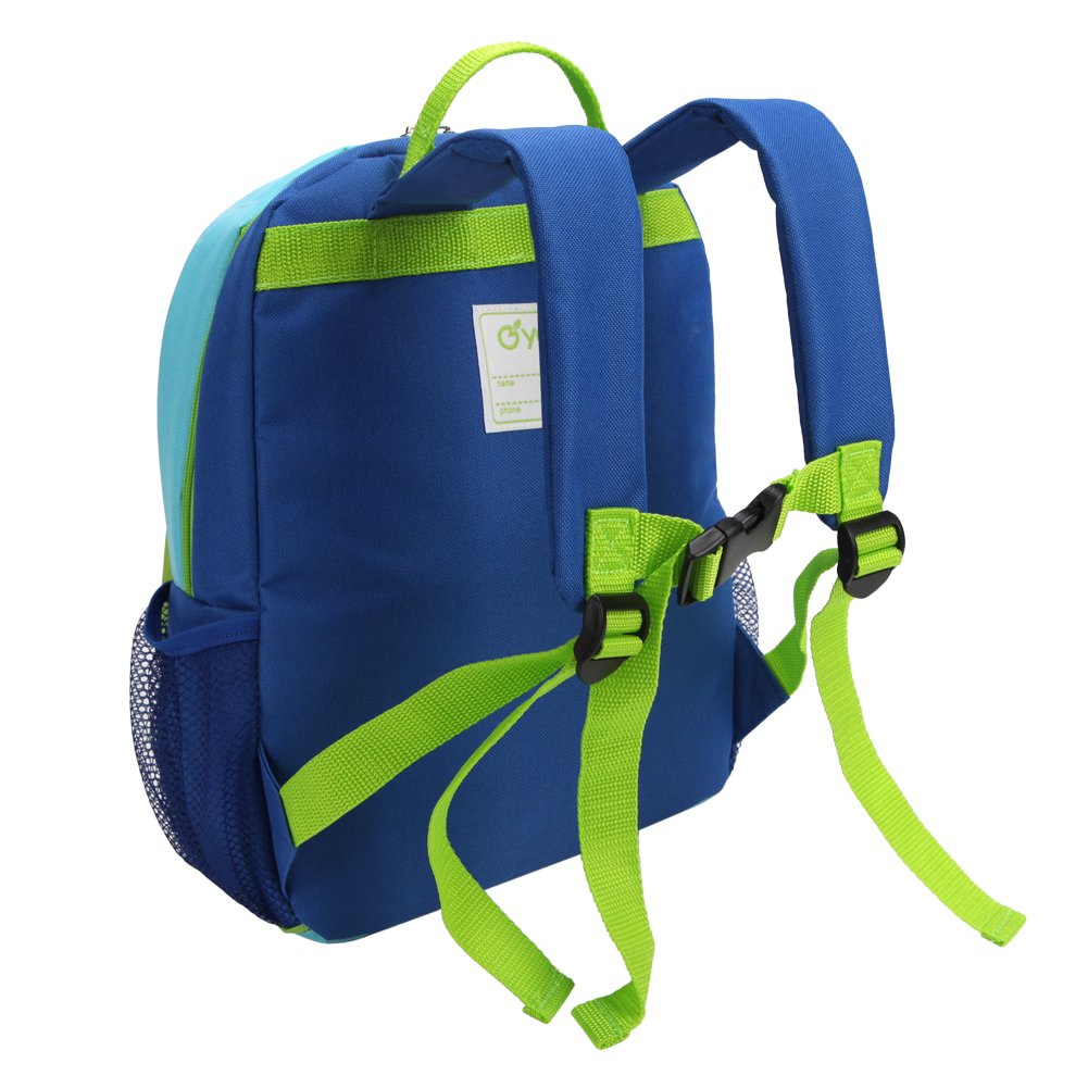 Yodo Little Kids School Bag Pre-K Toddler Backpack - Reflective Fins, Name Tag and Chest Strap, Shark