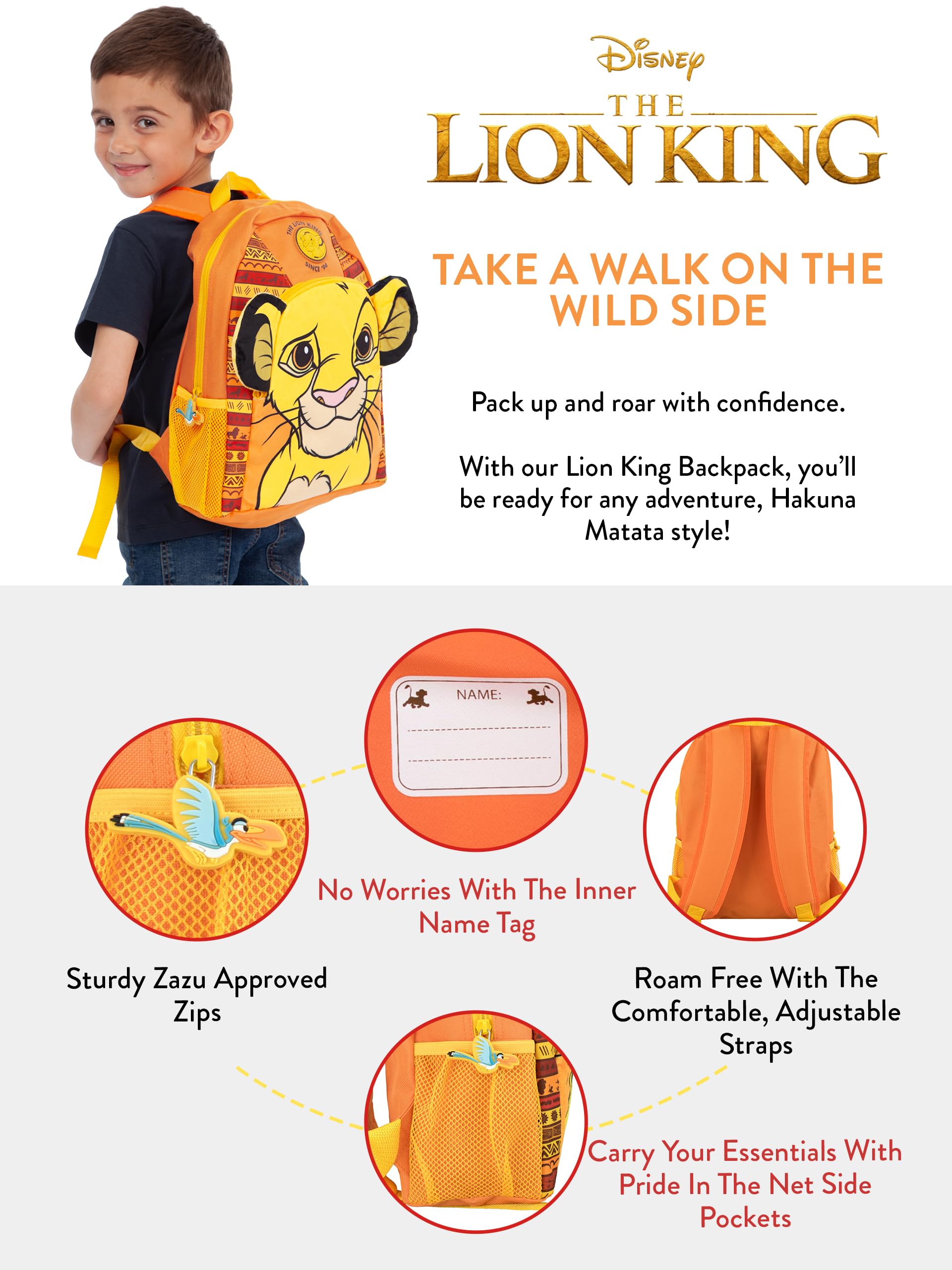 Disney Kids The Lion King Backpack One_Size