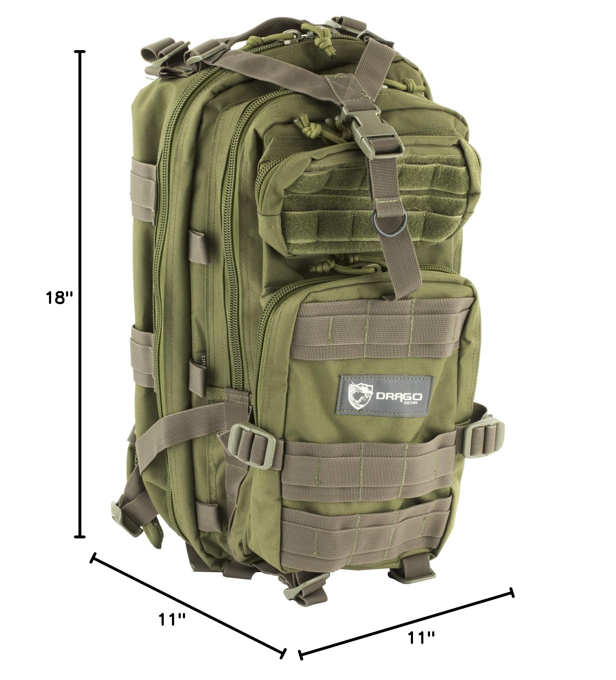 Drago Gear Tracker Backpack Grn