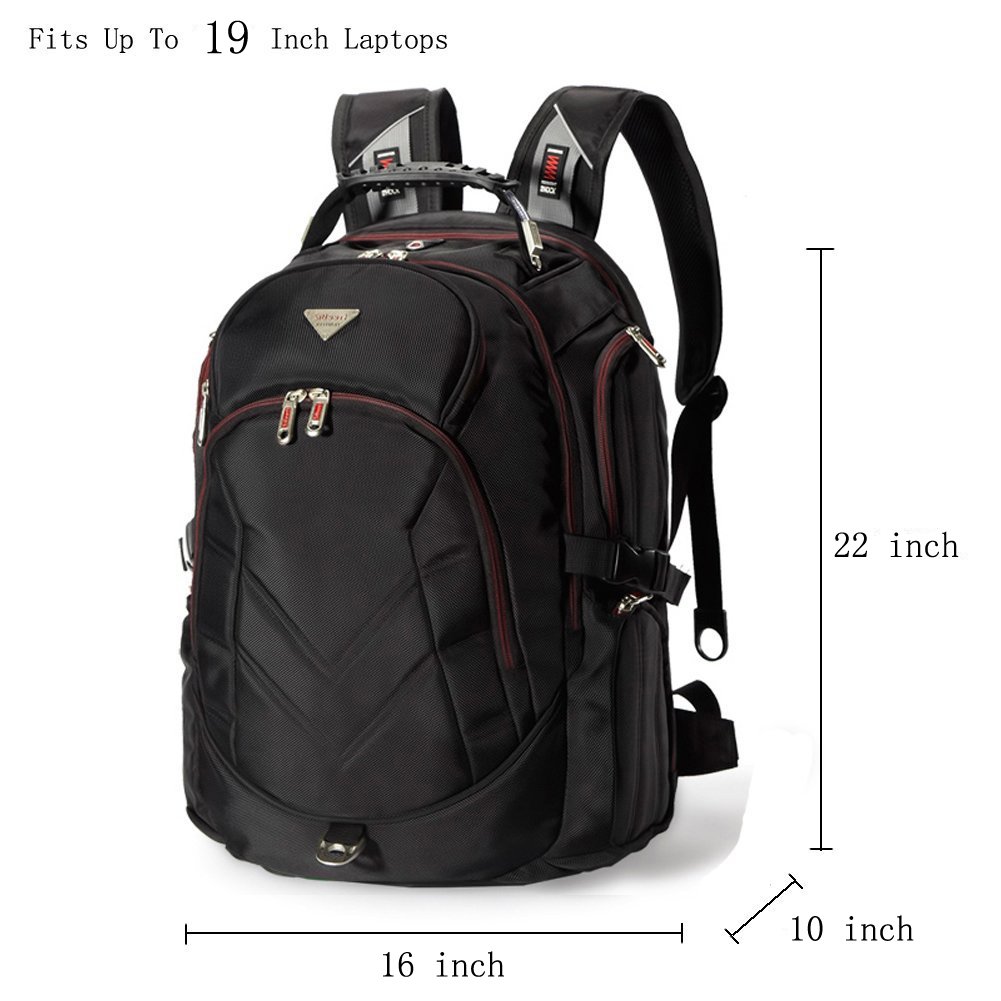 FreeBiz 19 Inch Laptop Backpack Bag, 55L Travel Bag Knapsack Rucksack Hiking School Bookbag