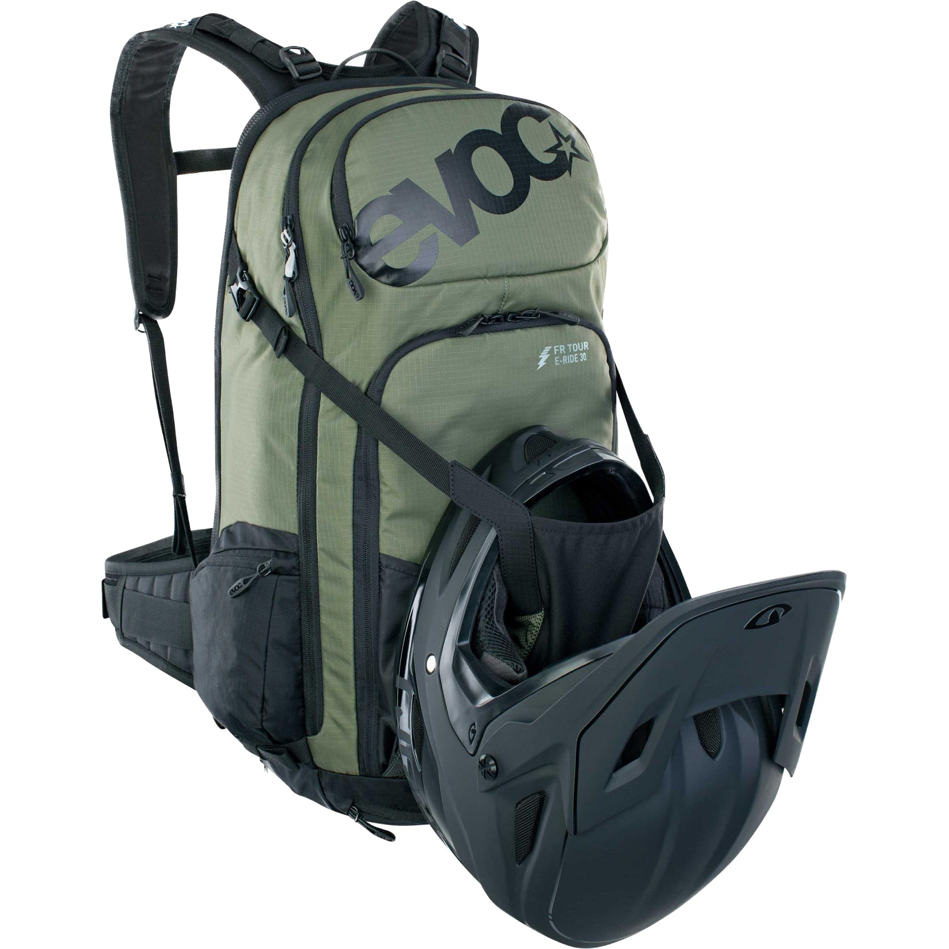 Evoc, FR Tour E-Ride 30, Protector backpack, 30L, Dark Olive/Black, ML