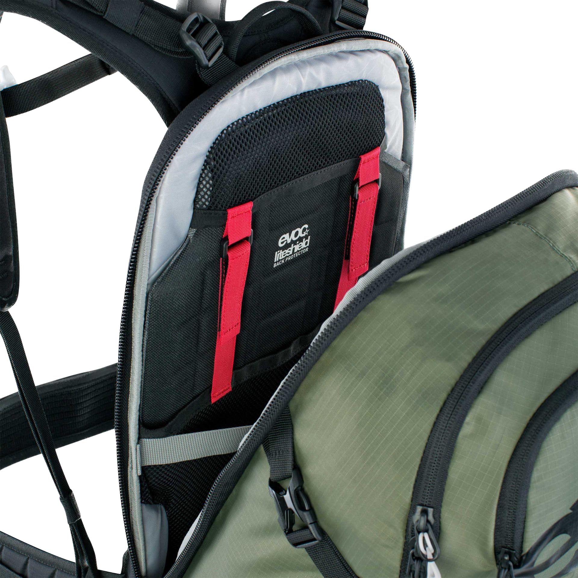 Evoc, FR Tour E-Ride 30, Protector backpack, 30L, Dark Olive/Black, ML
