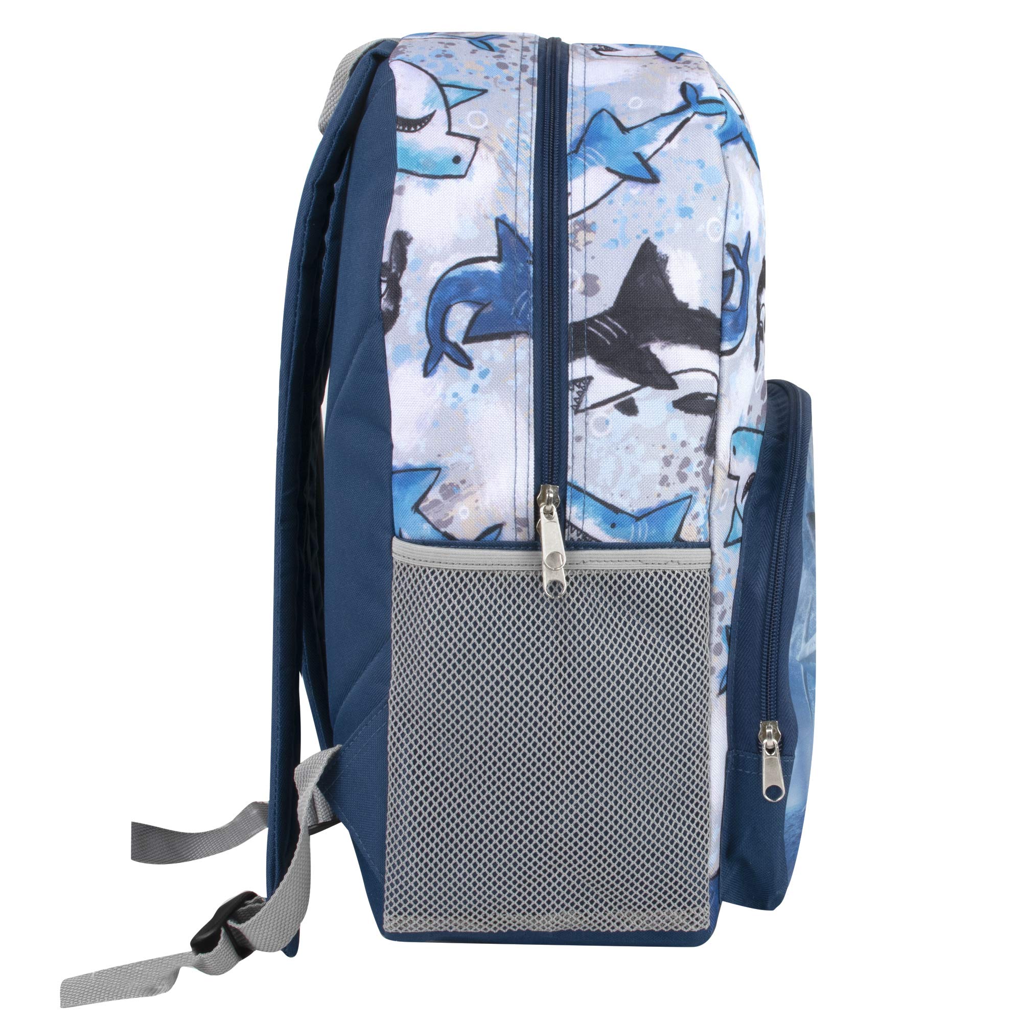 Picture Changing Lenticular Dinosaur Backpack for Boys β Elementary and Middle School Hologram Backpack (Sharks)