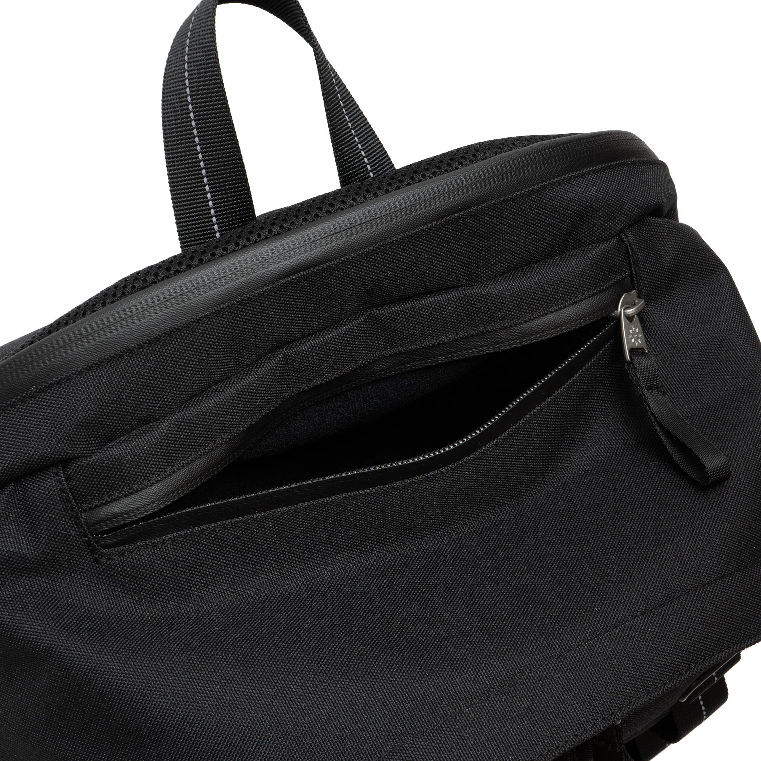 RIP-IT | Womens Pro Black & Silver Soccer Backpack with Padded Adjustable Straps | Ventilated Pockets, Water Resistant Bonnet, & Soccer Ball Compartment