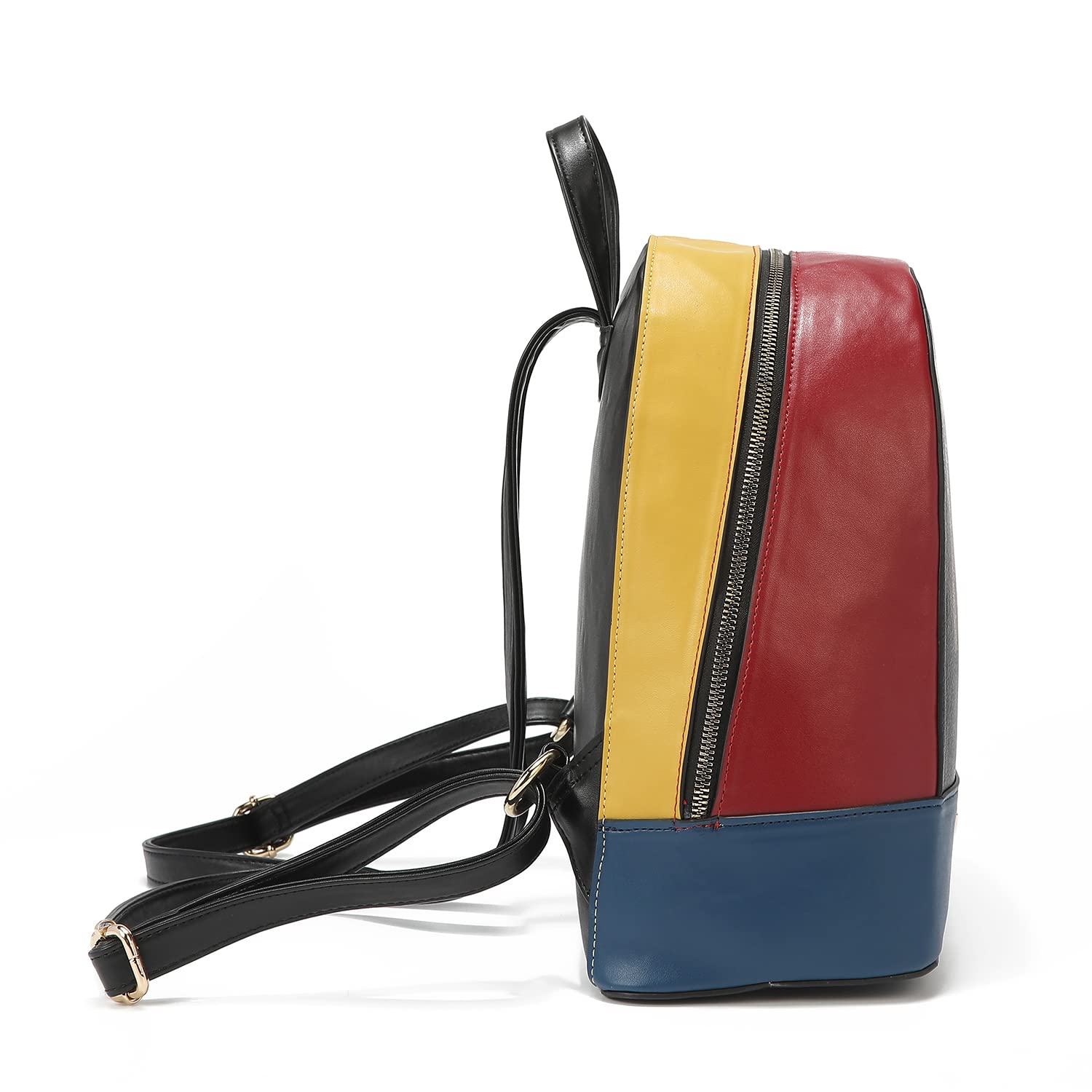 DESTINY BY NICOLE LEE Fashion Backpack Eco Leather with Two Main Compartments Zipper Closure and Adjustable Shoulder Strap Bookbag Daypack Bag for Women Girls NK12127LCT OYL