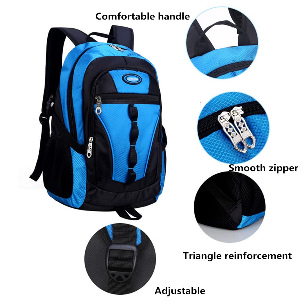 Casual Daypack Book Bags Waterproof School Bag Travel Knapsack Bags for High School Teens Elementary Backpack