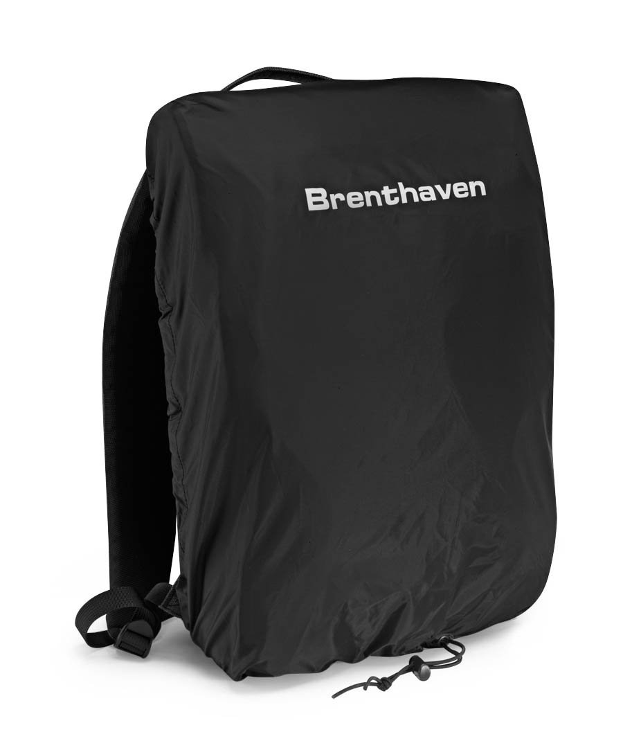 Brenthaven Prostyle Laptop Backpack For Office or School Use – Durable, Protection from Impact and Compression (Fits 15inch - Black)
