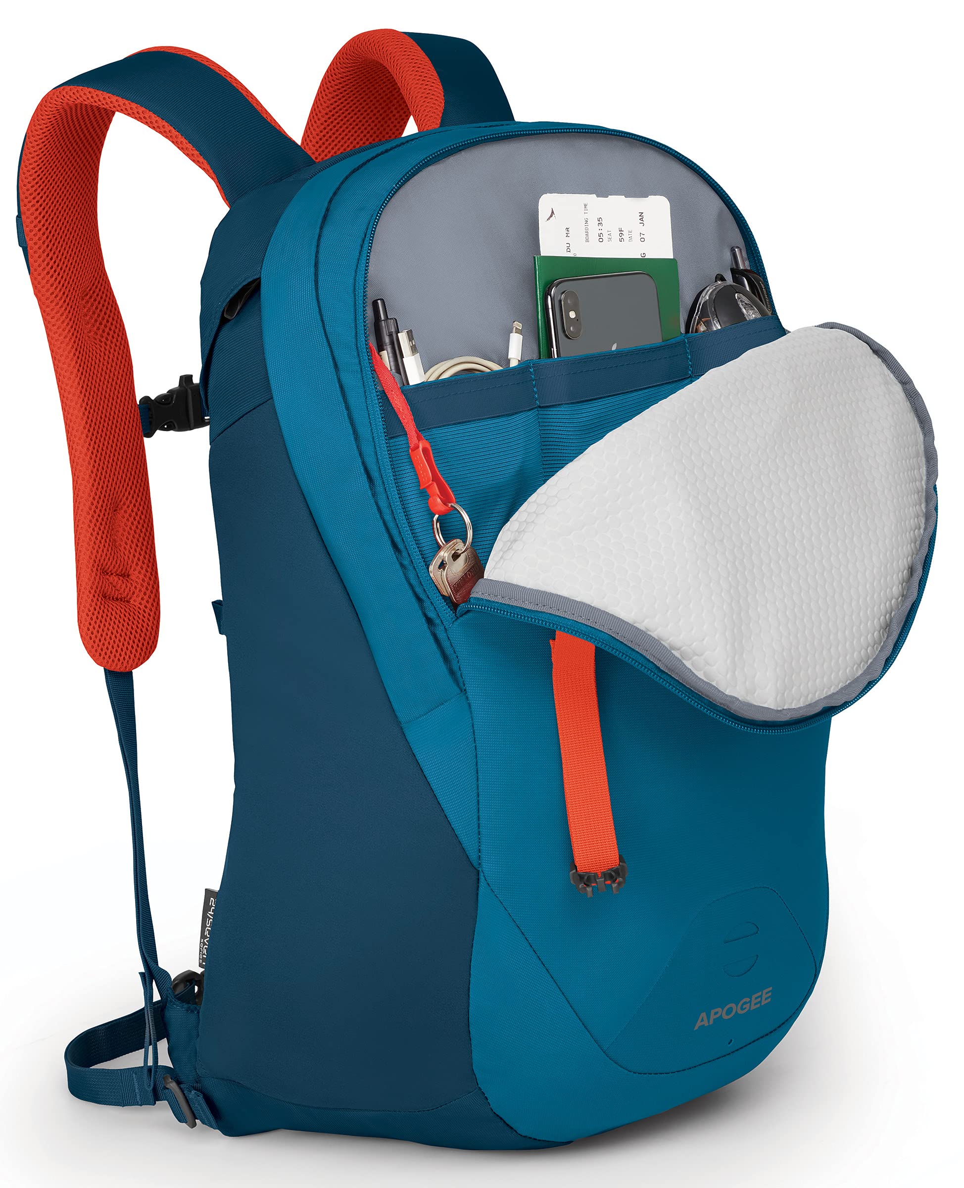 Osprey Apogee Men's Laptop Backpack, Scoria Blue