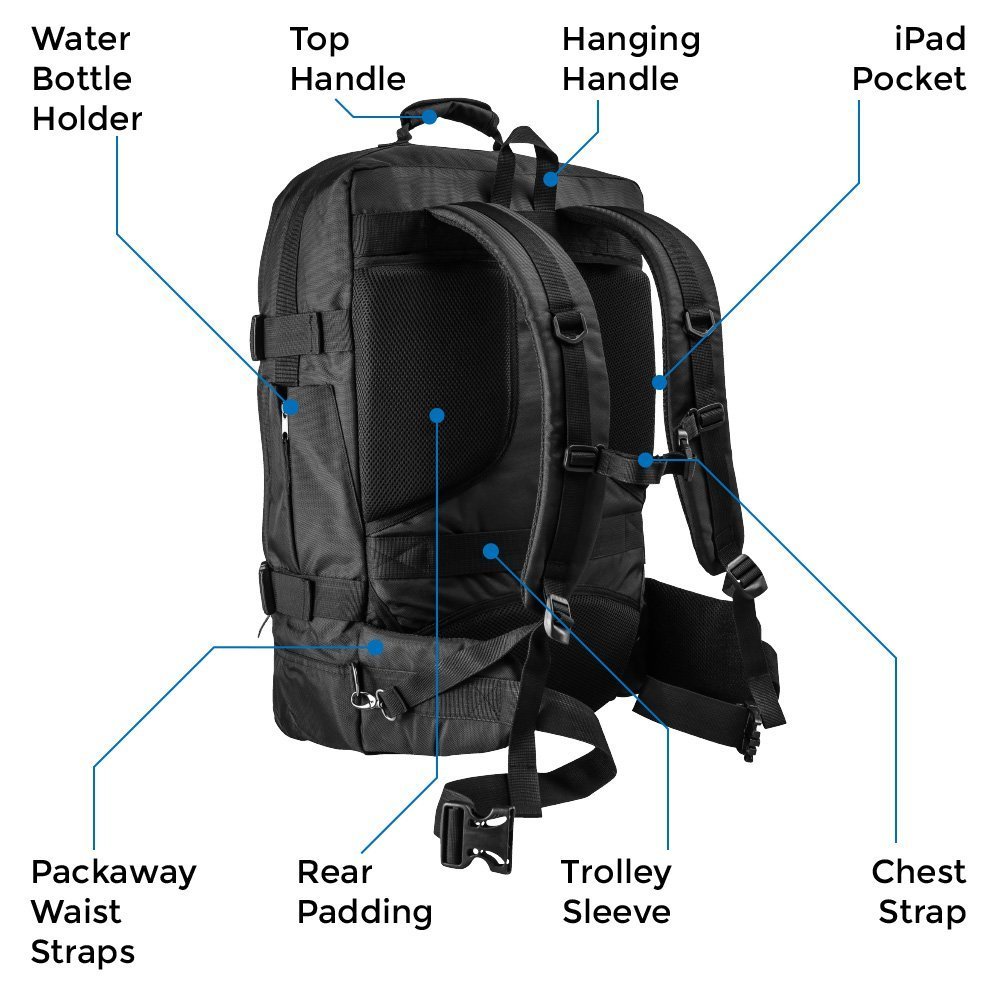 Cabin Max Metz Plus Laptop Bag Carry on Luggage Compatible 22x14x9