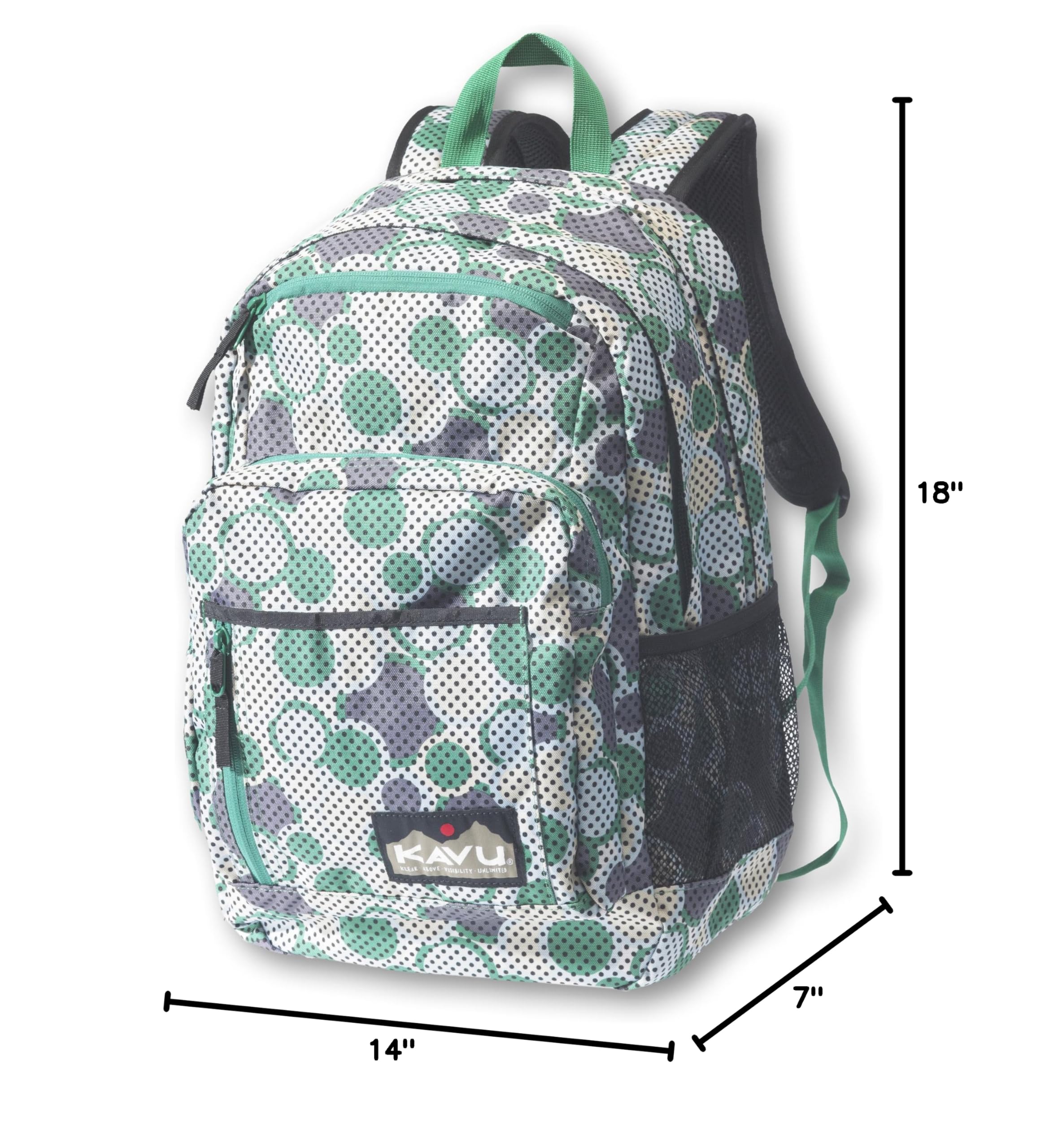 KAVU Portage Backpack, Gumballs, 1750-Cubic Inch