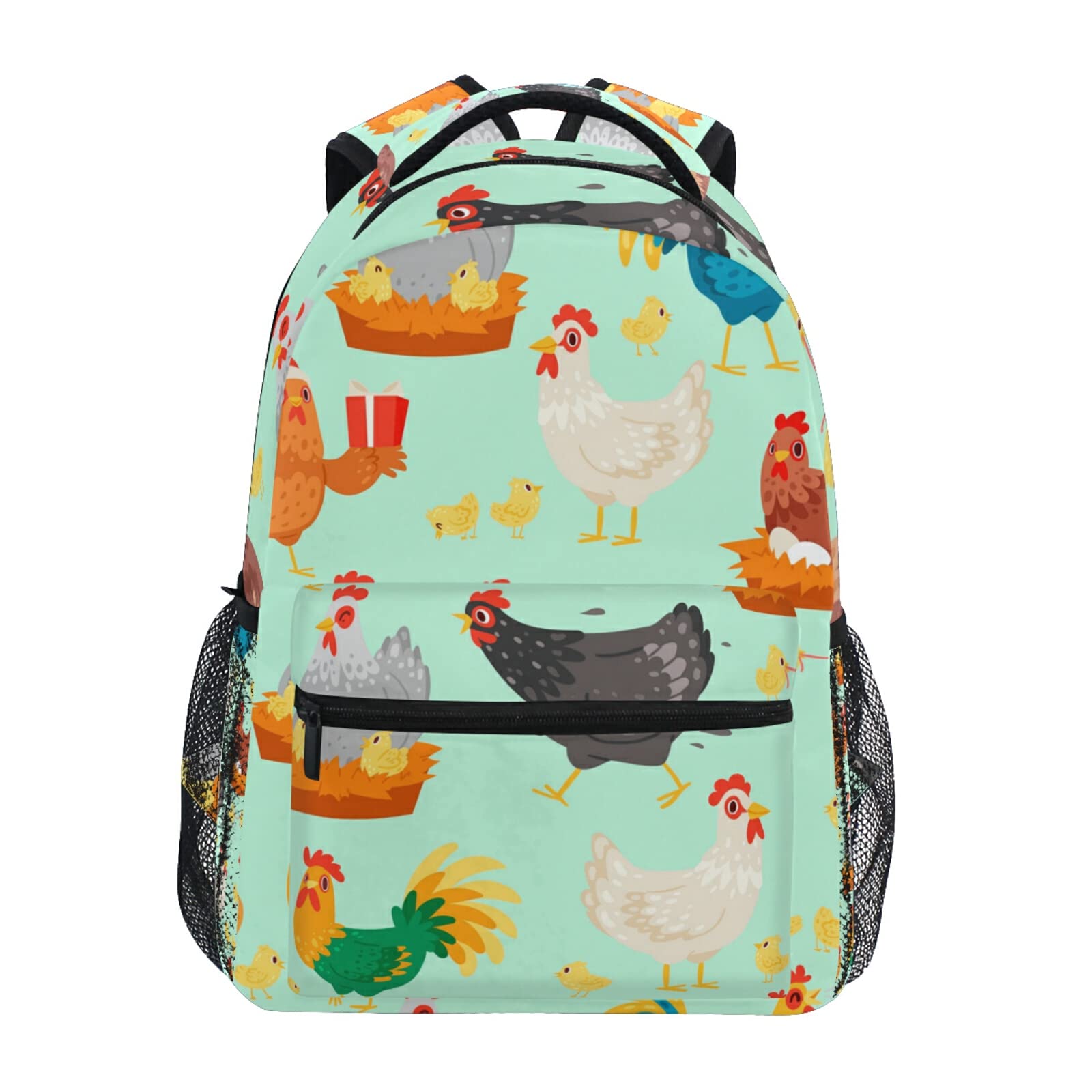 SUABO Funny Avocado Laptop Backpack for School Students Tablet Travel School Bag for Teens Boys Girls