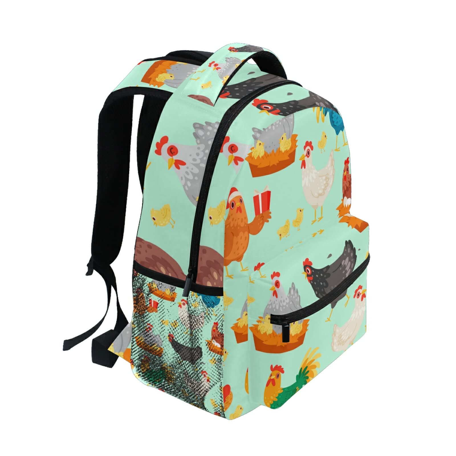 SUABO Funny Avocado Laptop Backpack for School Students Tablet Travel School Bag for Teens Boys Girls