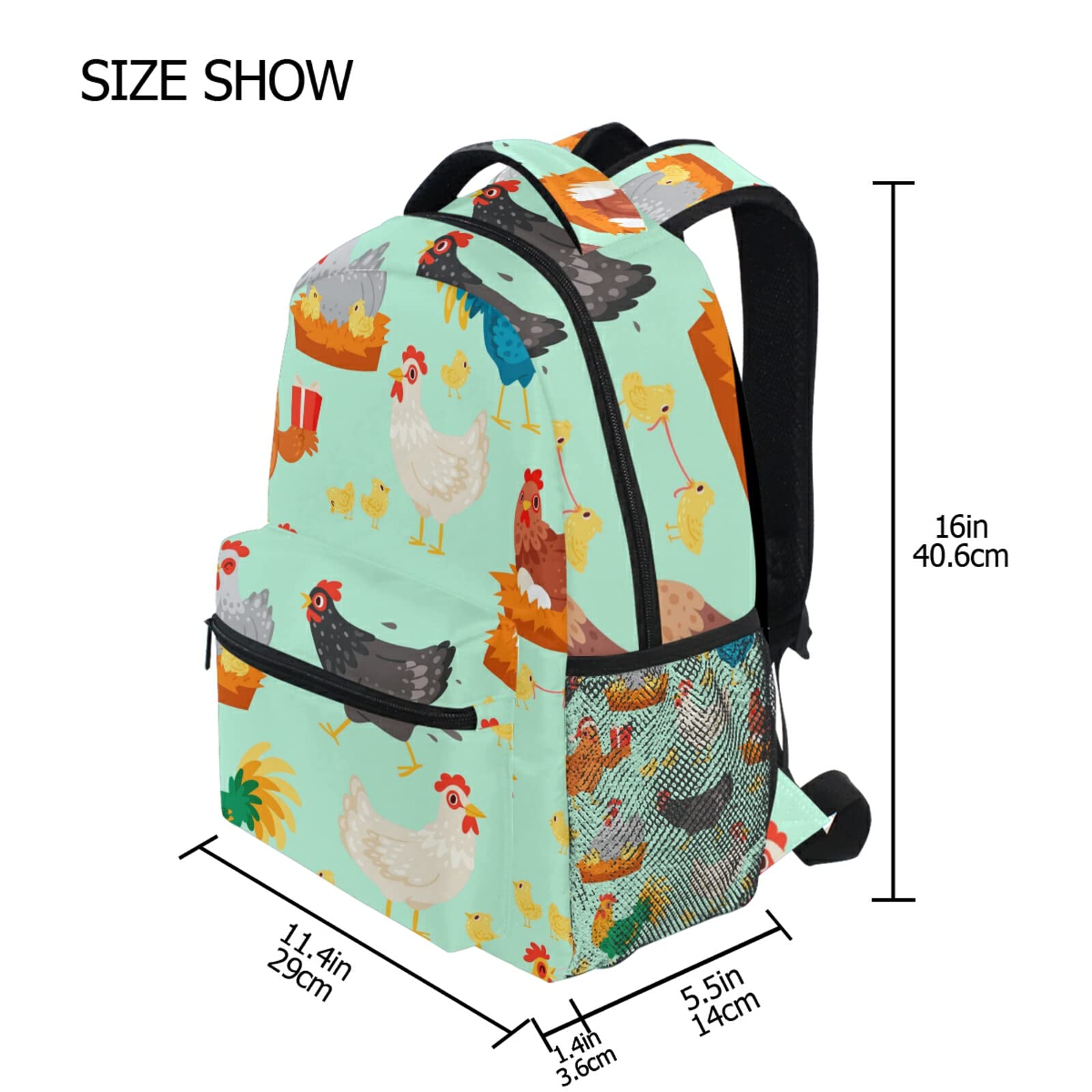 SUABO Funny Avocado Laptop Backpack for School Students Tablet Travel School Bag for Teens Boys Girls