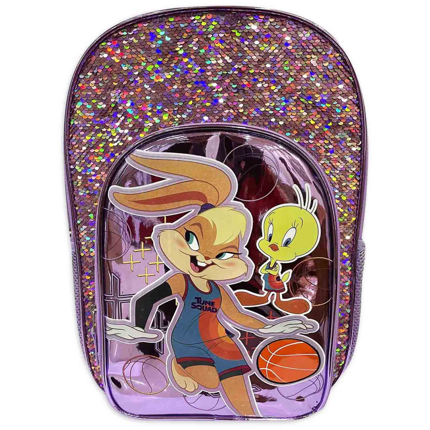 space jam Backpack For Boys, Girls, Kids, Adults Tune Squad School Bookbag Backpacks - Bugs, Taz, Looney Tunes
