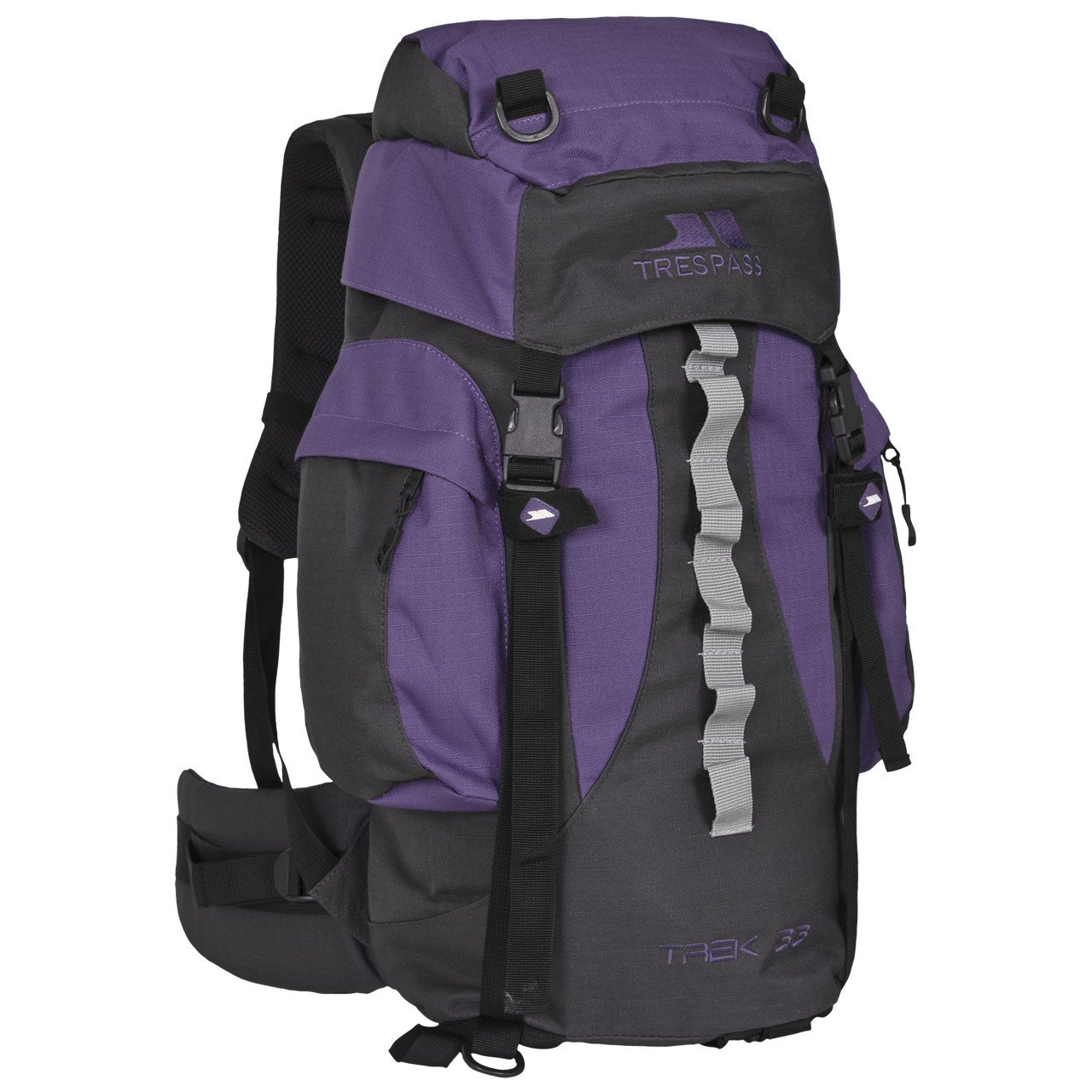 Trespass Trek 33 Rucksack/Backpack (33 Liters) (One Size) (Electric Blue)