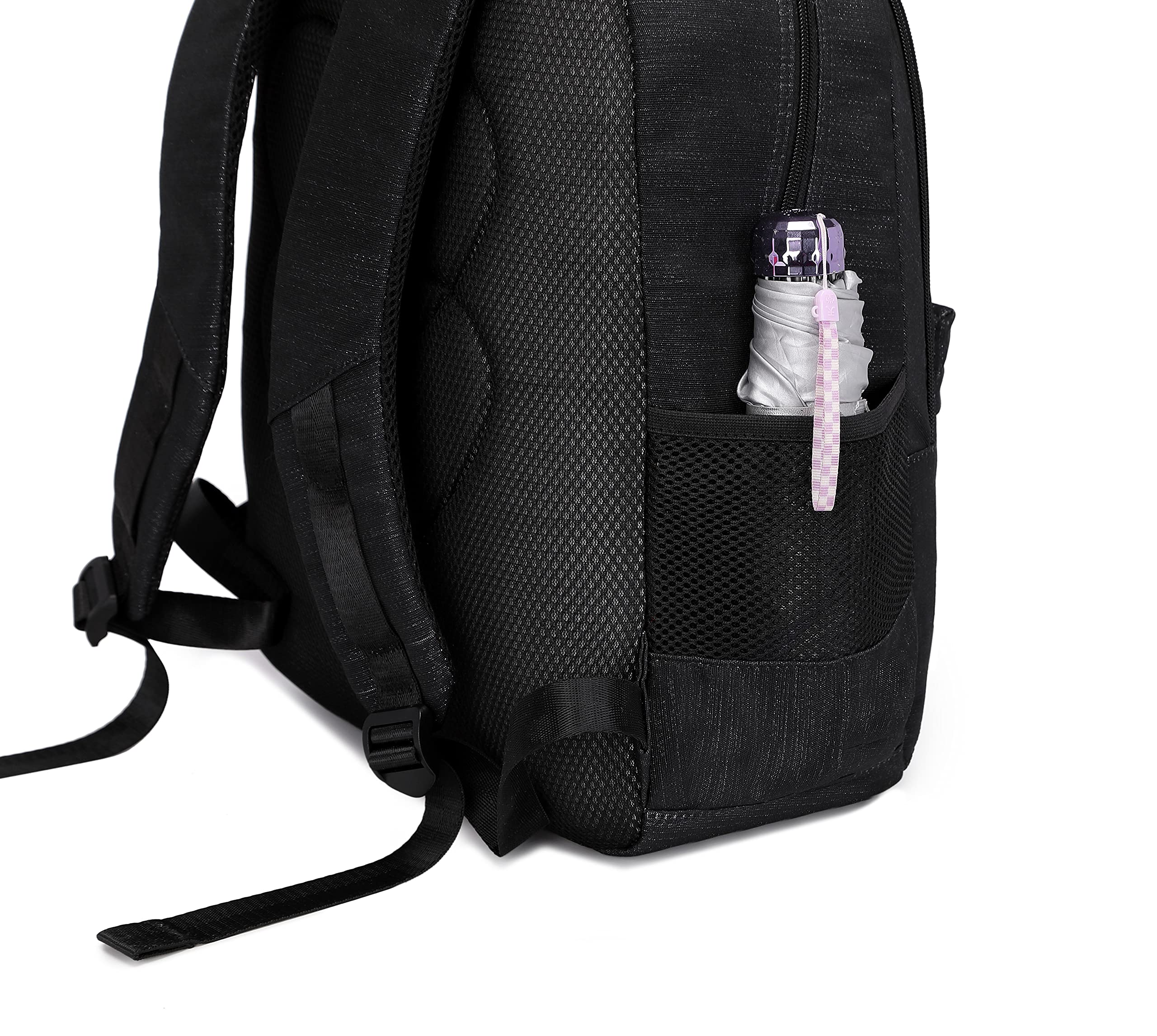 Wadirum Cute Backpack for Girls Fashion Laptop Bag Fit for 15.6 Inches Notebook Black