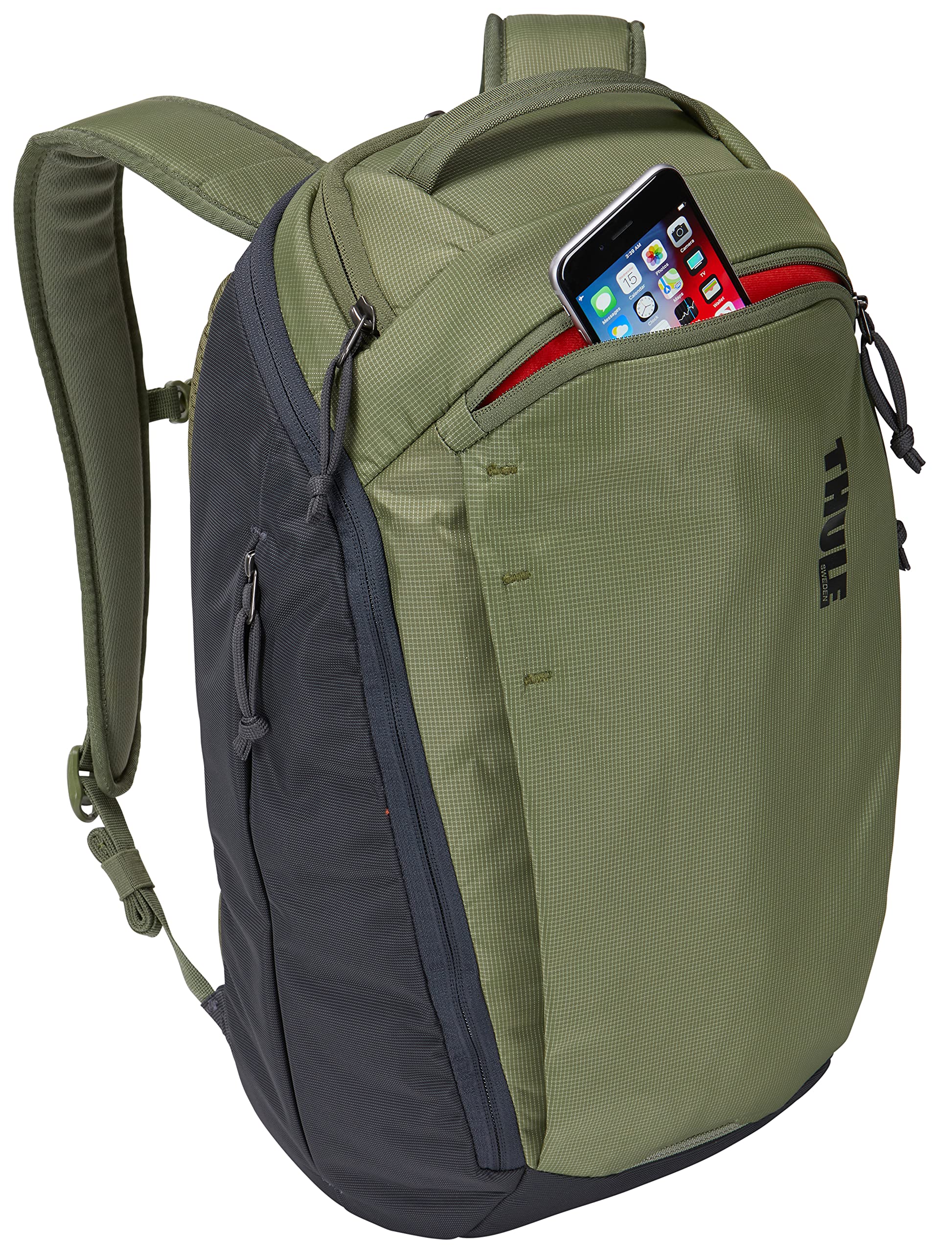 Thule EnRoute Backpack 23L, Olivine-Obsidian, One Size