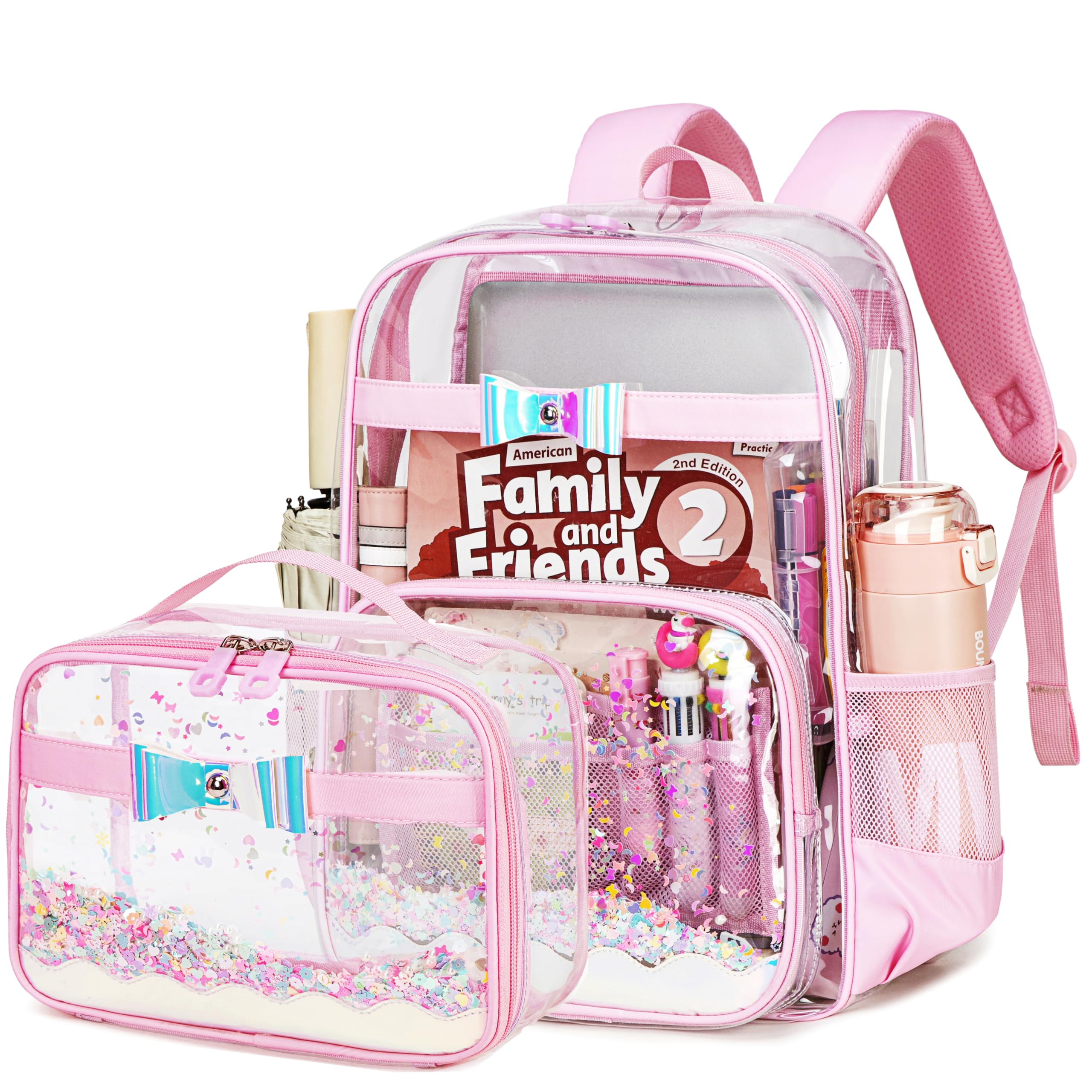 Gazigo Girls Backpack Elementary School, Bunny Backpack for girls Cute Kids Laptop Bag Kindergarten Preschool Bookbag Mochila Para 5.6.7.8.9.10 Niñas(Only Backpack Blue)