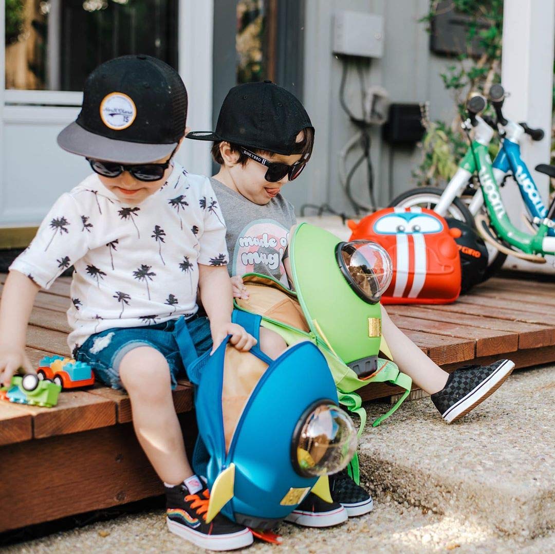 Kiddietotes Car Backpack for Boys and Children – Three Color Options of Cars Backpack for Toddlers – Perfect for Daycare, Preschool, Kindergarten, and Elementary School