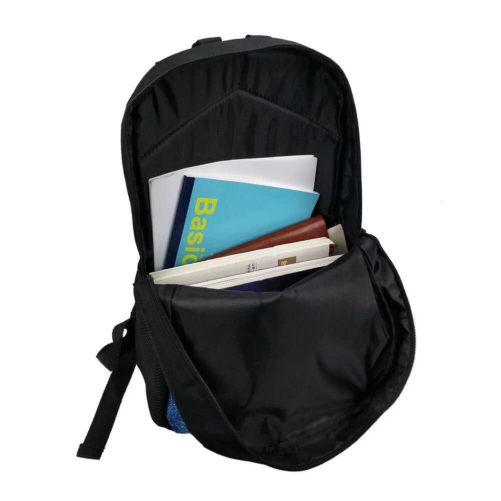 Corgi Printed Casual Backpack Set Boys School Lightweight Bookbags with Insulated Lunch Bag