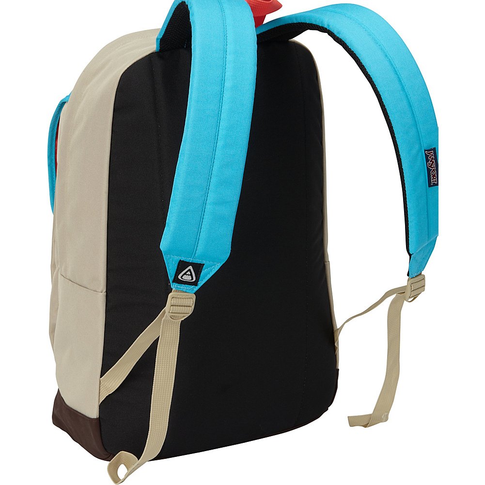 JanSport Cortlandt 15-inch Laptop Backpack - Rugged Vegan Leather Bag, Black