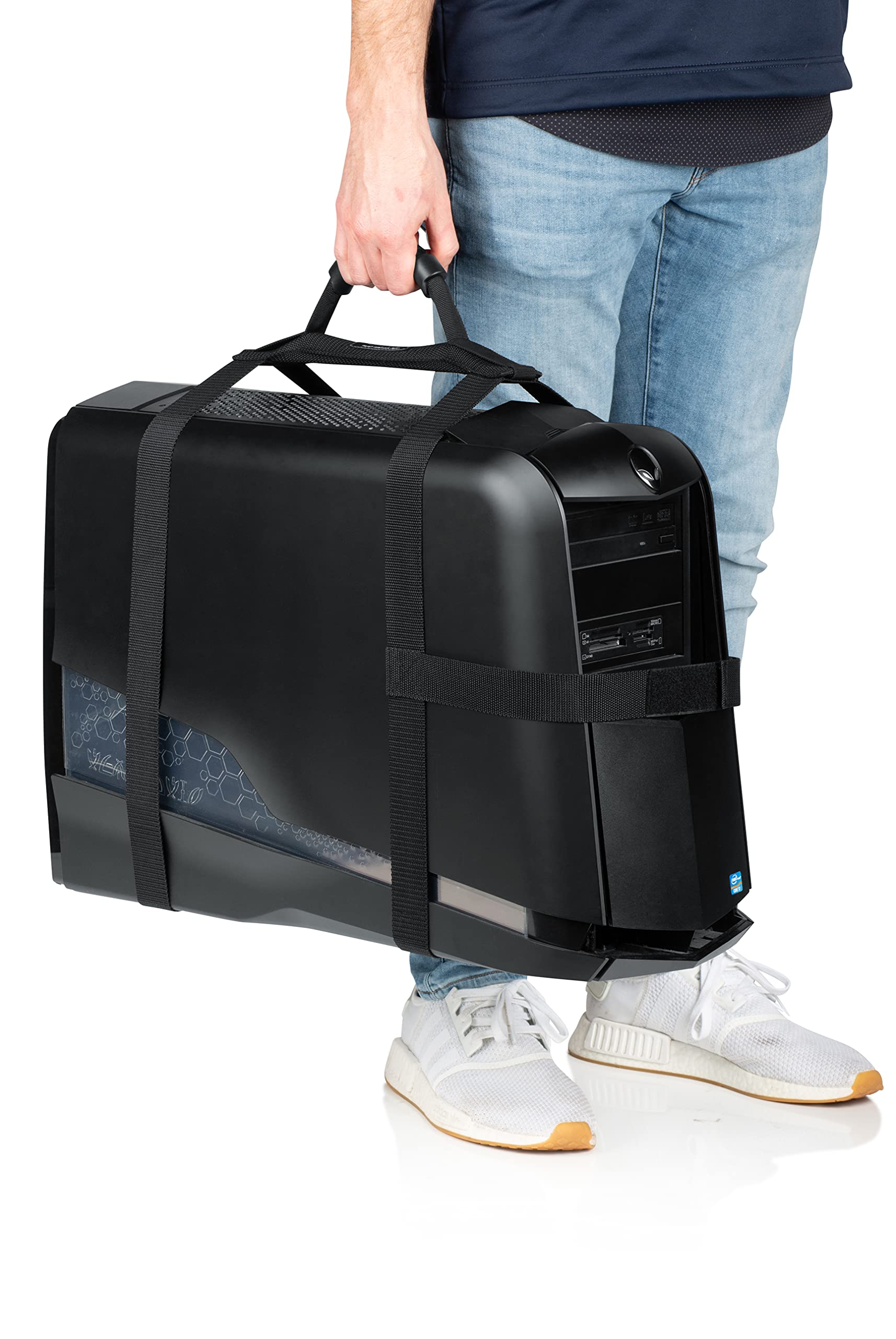 Slappa Desktop Computer Tower Carrier Harness for Medium to Large-Size PC Towers (SL-PCCARRYHARNESS)