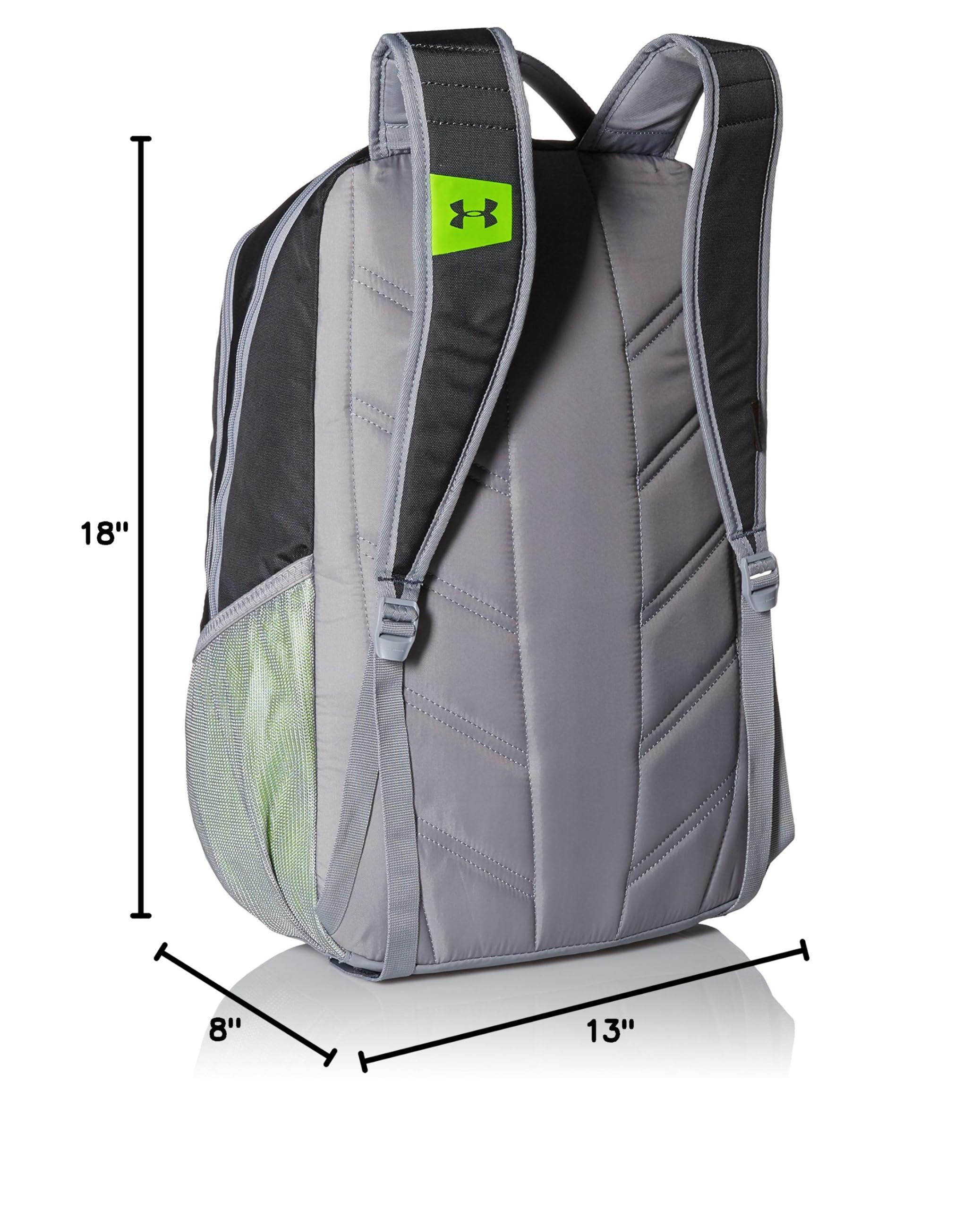 Under Armour Storm Hustle II Backpack, Red (600)/Silver, One Size Fits All