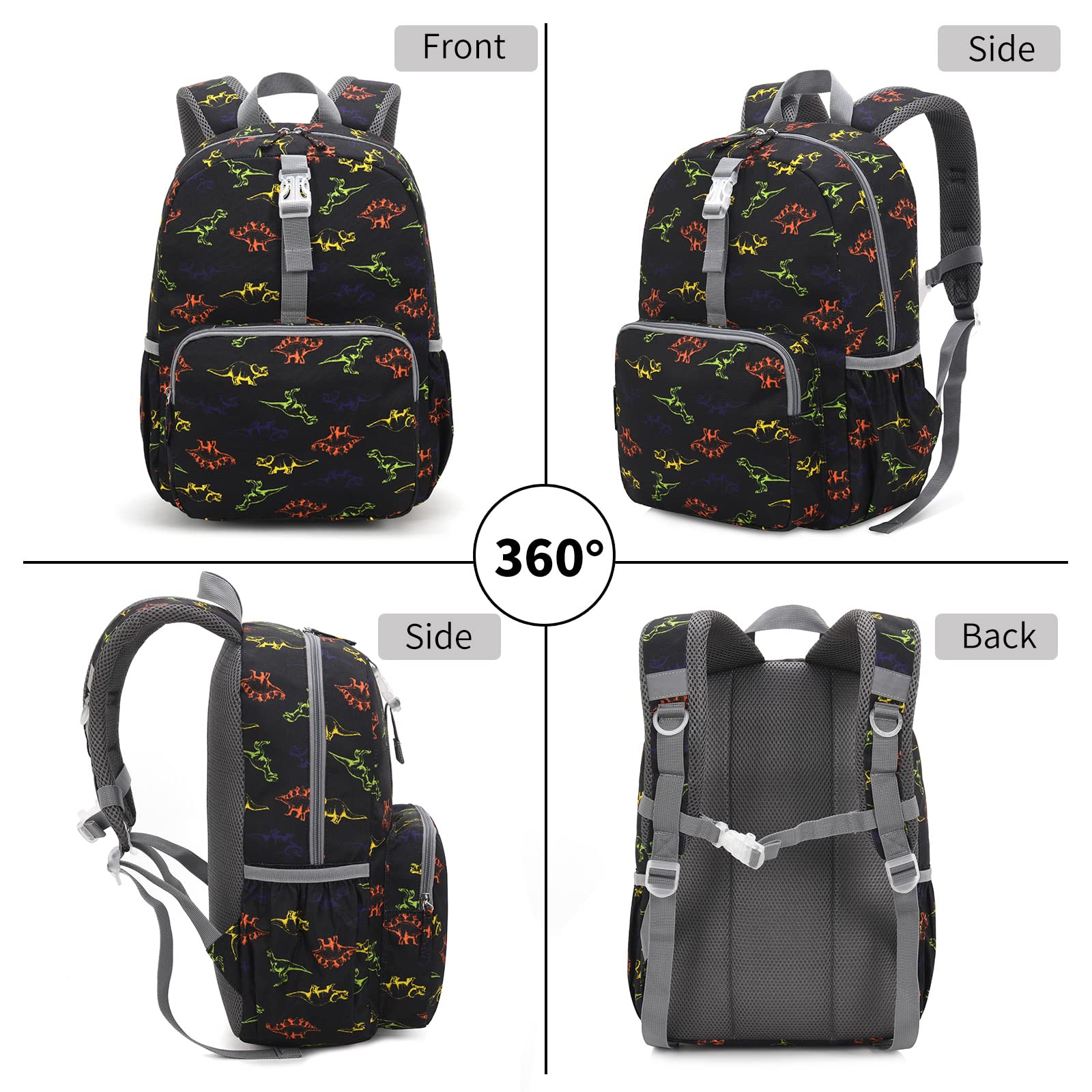 Backpack for Boys,Boys School backpack with Lunch Box Set Lightweight Kids Backpack for Boys Toddler Kindergarten Preschool Elementary with Lunch Box and Pencil Box