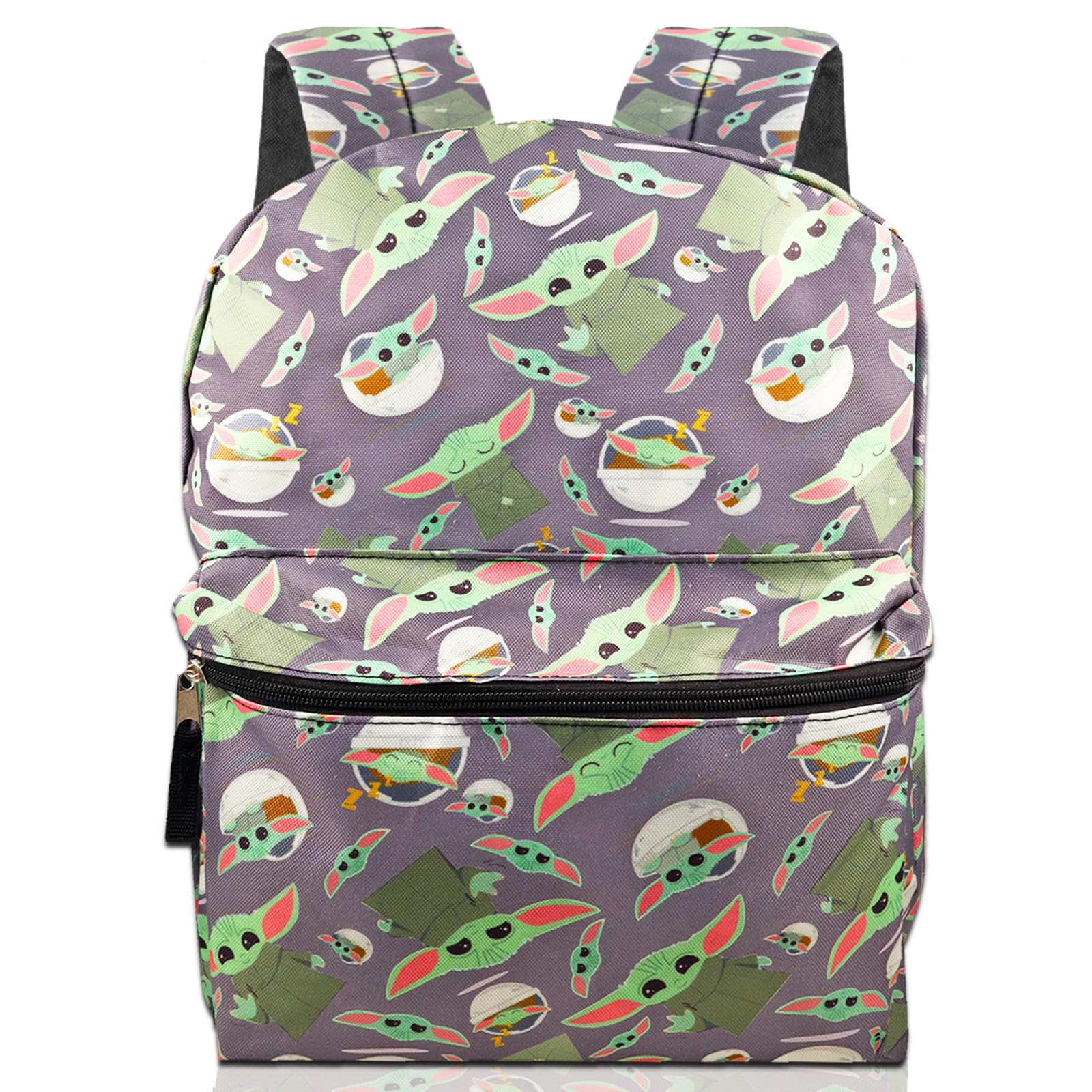 Star Wars Backpack and Lunch Box Set - Bundle with Baby Yoda School Backpack for Boys, Star Wars Lunch Bag, Stickers | Star Wars The Child Backpack