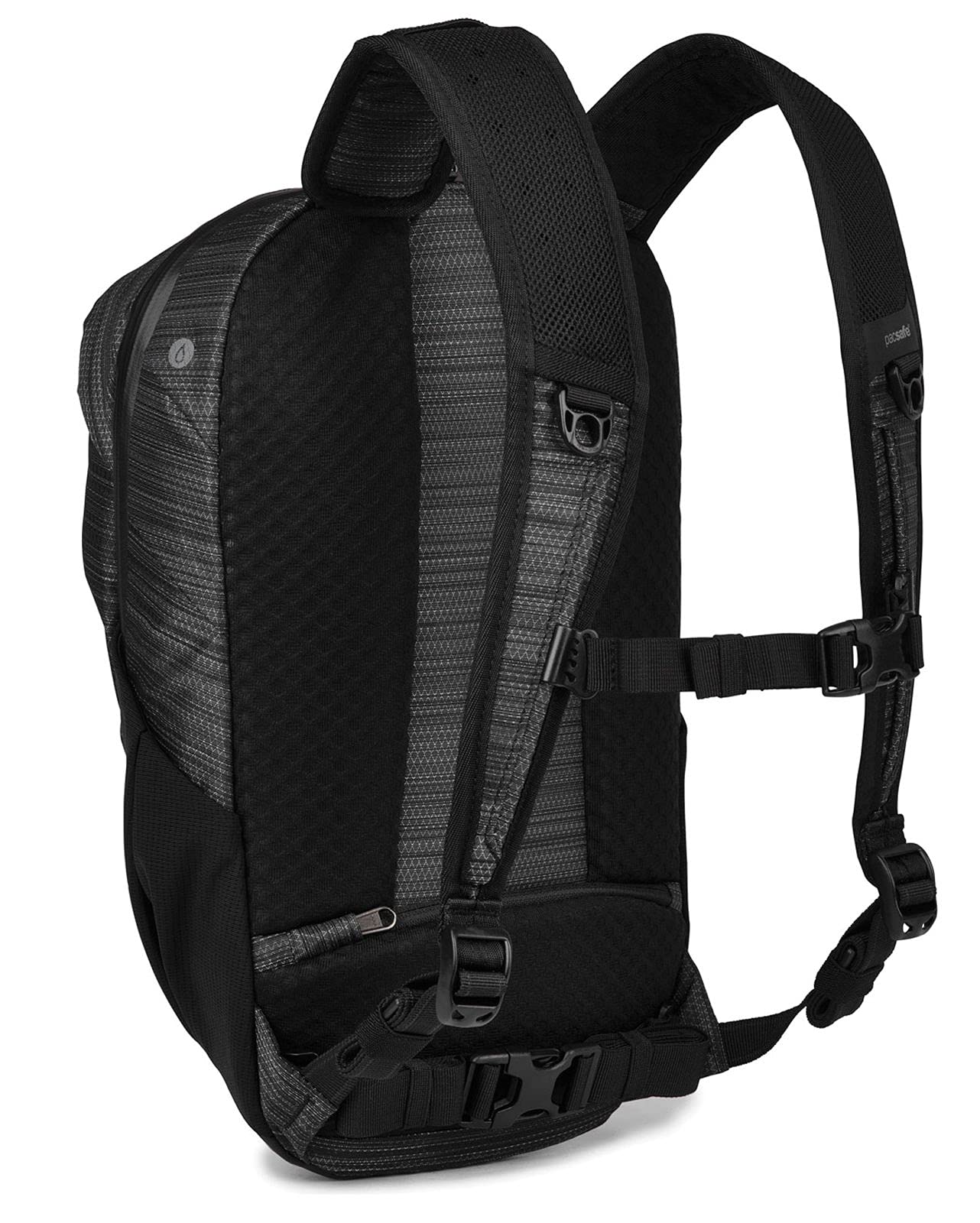 Pacsafe Venturesafe X12 12L Anti-Theft Outdoor Daypack - Fits 11" Laptop, Charcoal Diamond