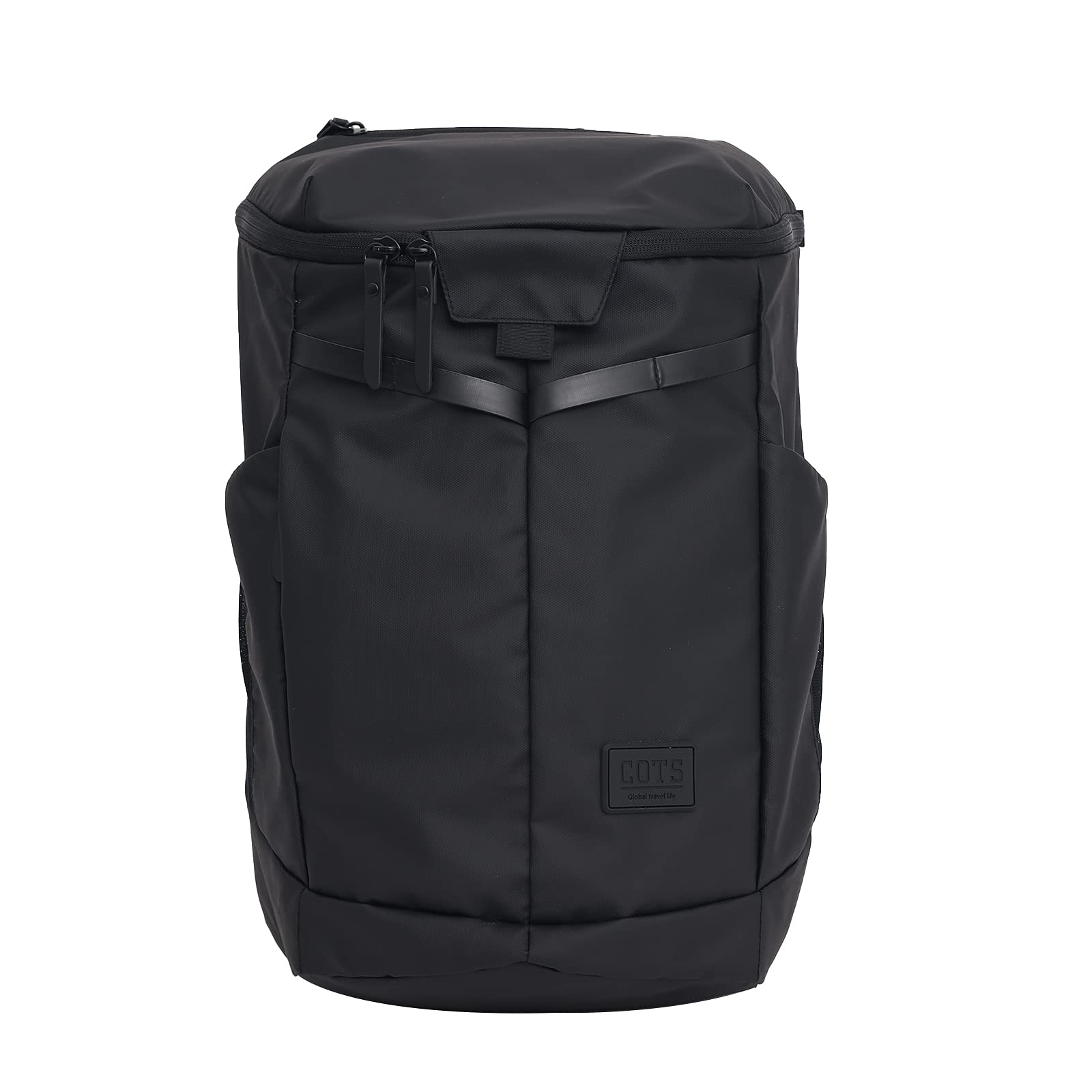 COTS Business Backpack, Water Resistant Anti-Theft Travel Casual Laptop Daypack 15.6 Inch Notebook, 21 Liters (Black)
