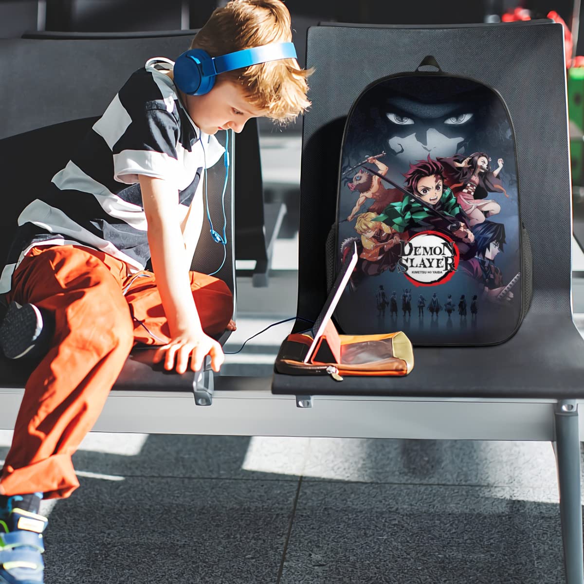 RUIRUIY Anime Backpack Teens Cartoon Backpack Aldult Laptop Backpack Bag Boys And Girls Backpacks, One Size