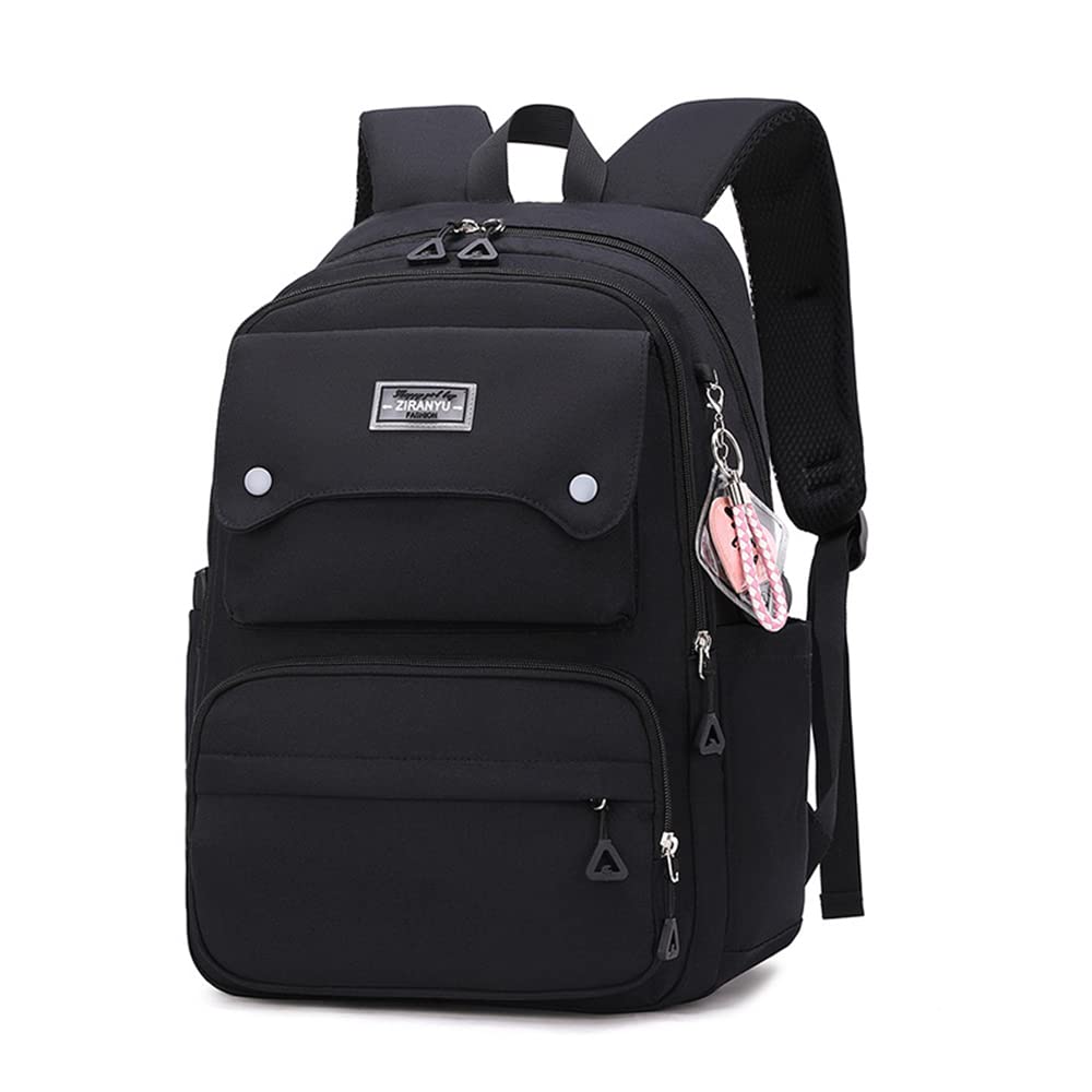 Kids Cute Bunny Casual Backpack Girls Elementary and Middle School Bag Teenage Travel Bag Waterproof Book Bag