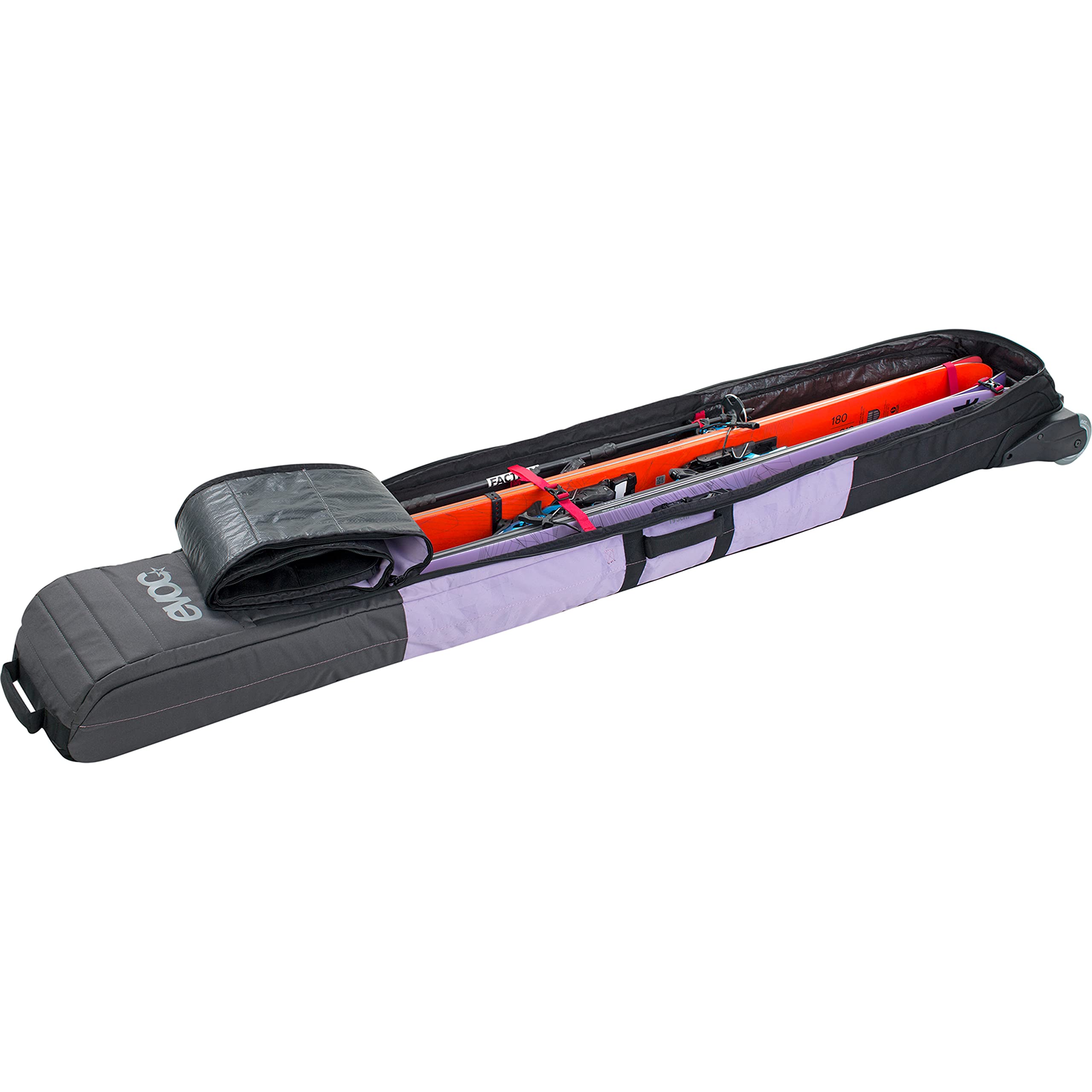 EVOC, Ski Roller, Snow Gear Bag, 95L, Purple Rose, XL