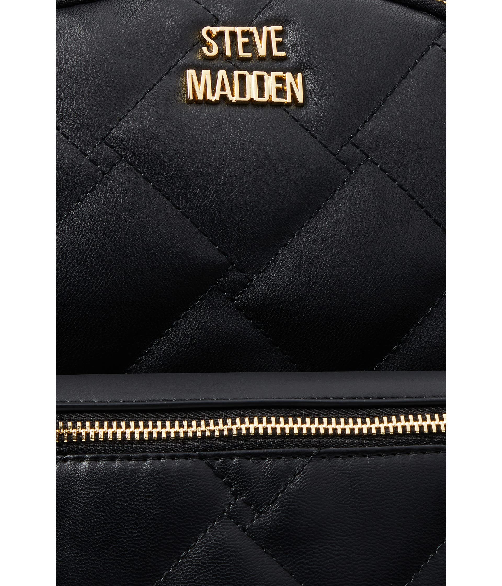 Steve Madden Trapper Quilted Backpack Black One Size