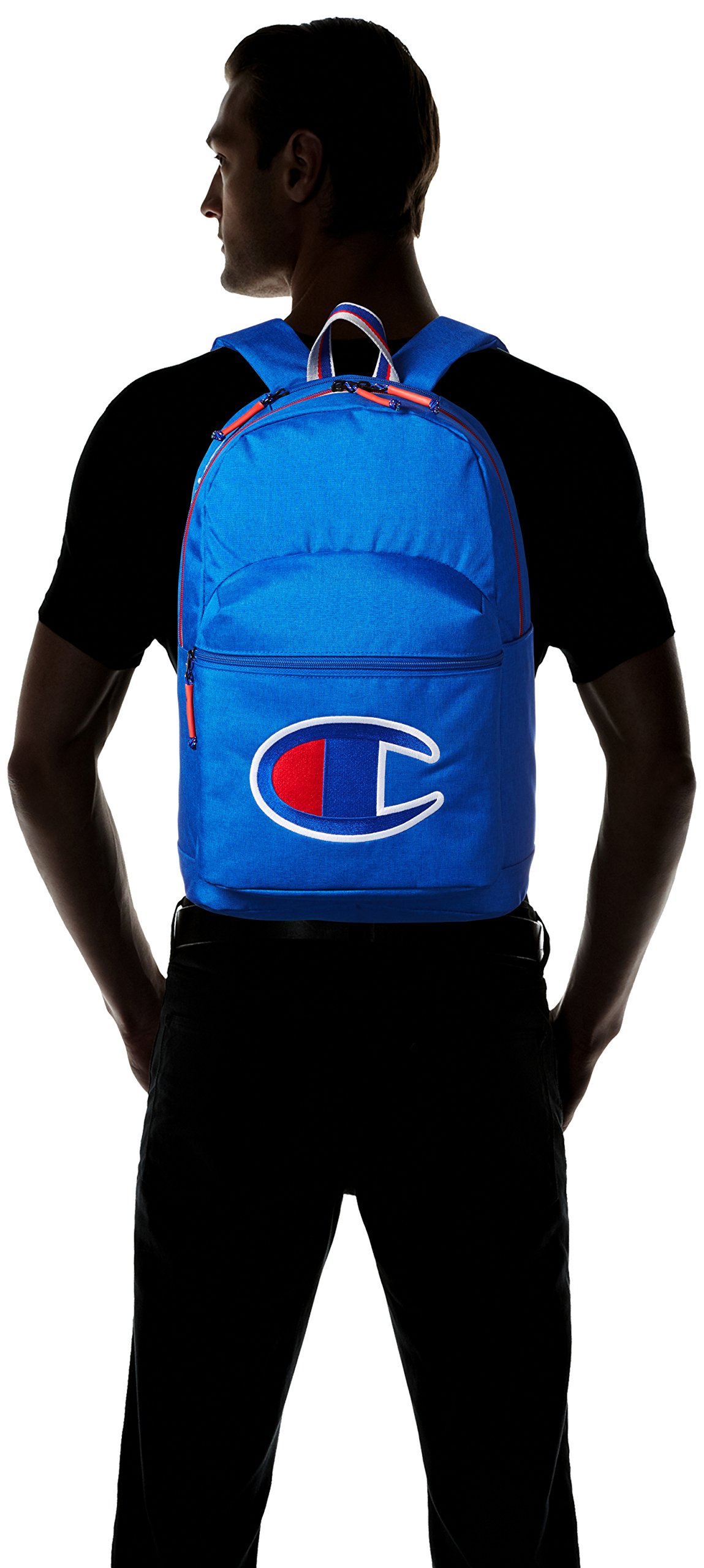 Champion unisex adult Supercize Backpacks, Black, One Size US