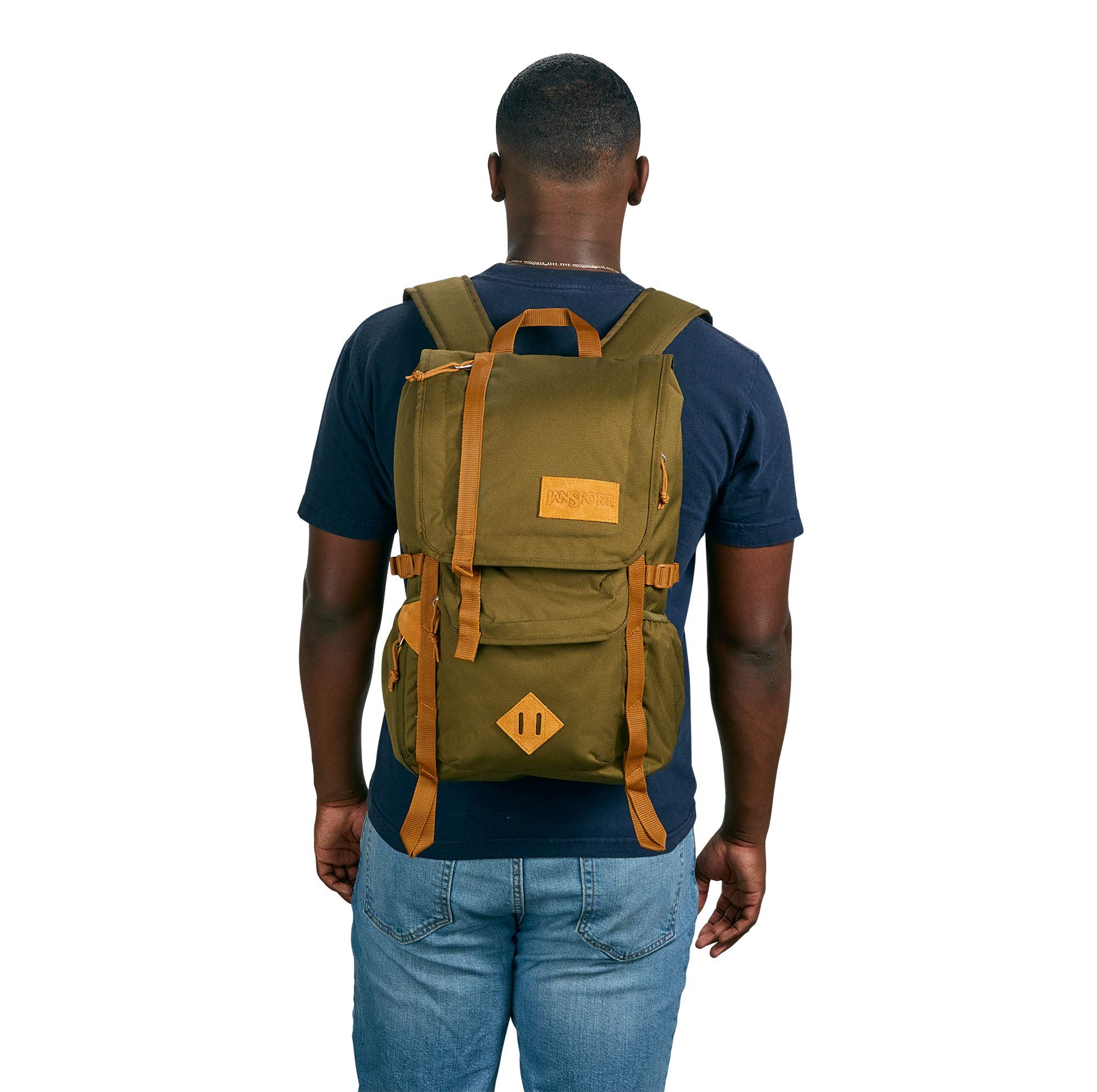 JanSport Hatchet Travel Backpack - 15 Inch Laptop Bag Designed for Urban Exploration, Army Green
