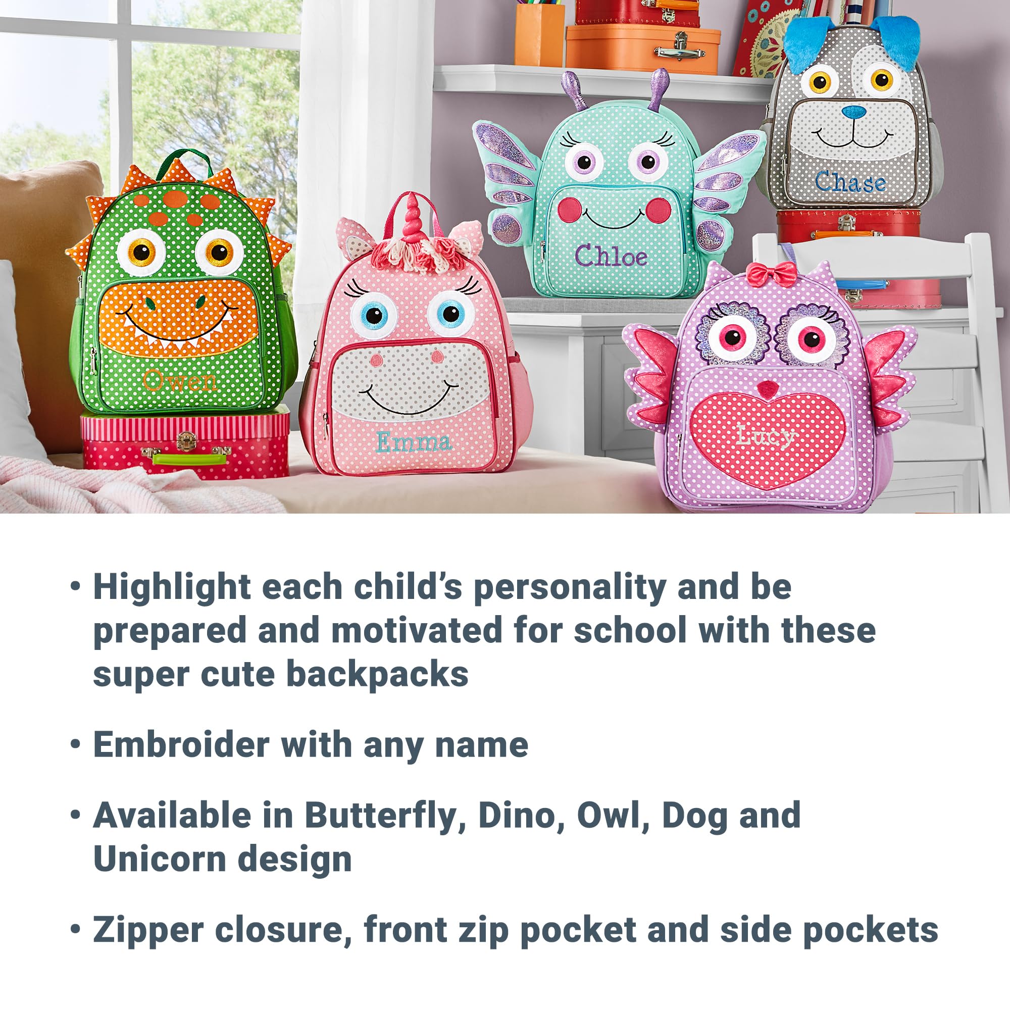Let's Make Memories Personalized Little Critter Backpacks - For Kids - Dog