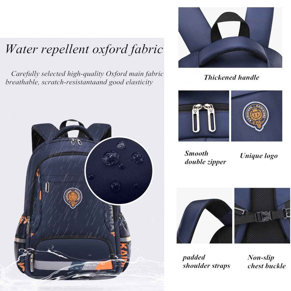 Backpack for kids Elementary School,Lightweight and Durable Leisure School Bags Teen Large Capacity Travel Daypack